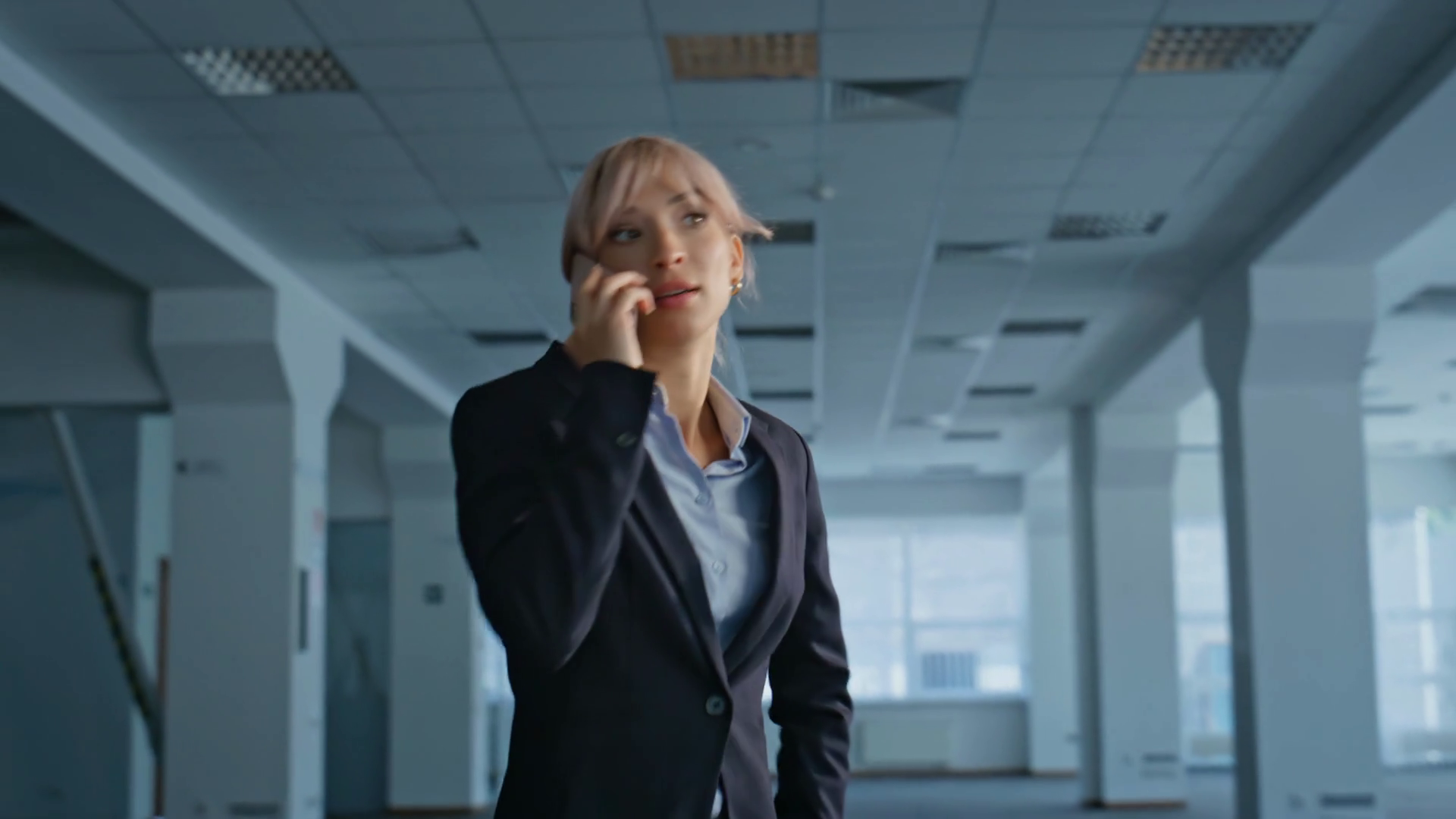 Irritated Boss Calling Smartphone Feeling Stock Footage SBV-351878018 ...