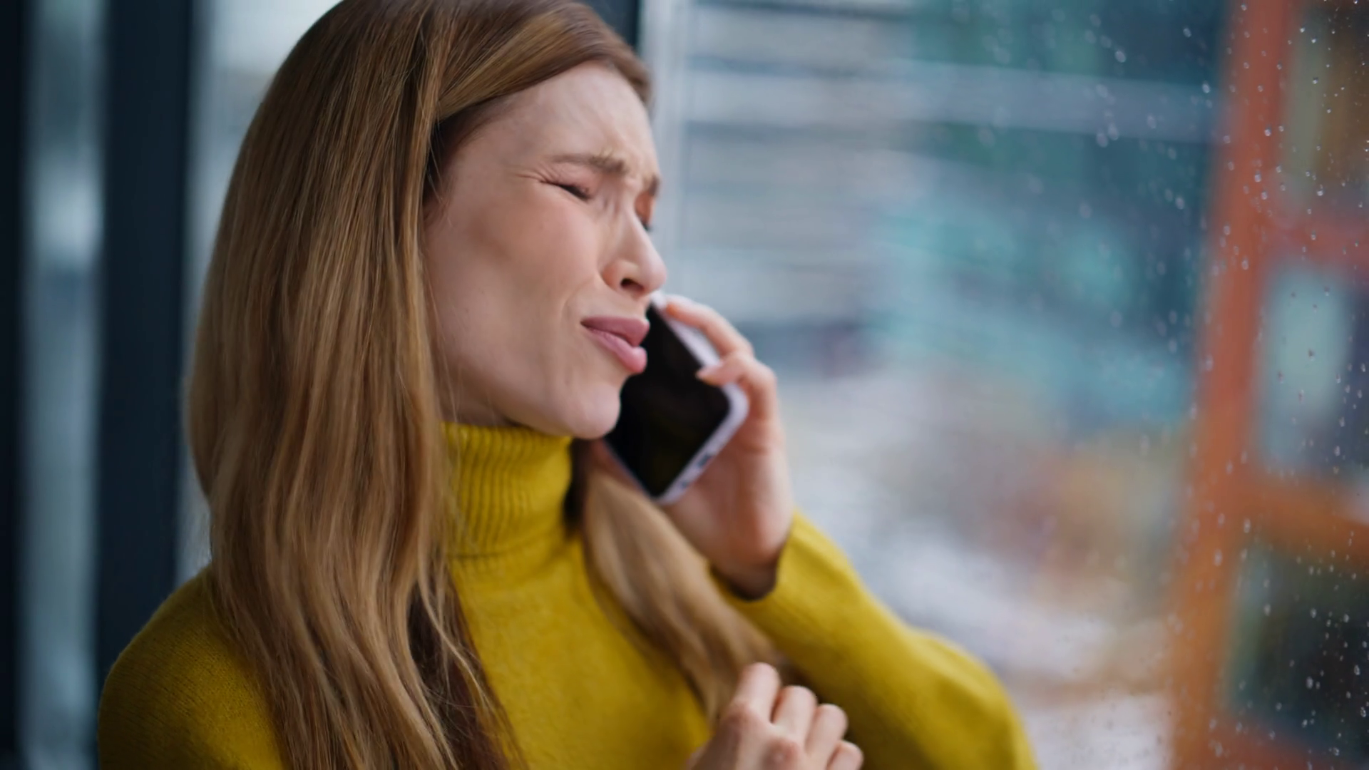 Nervous Lady Boss Calling Cellphone Stock Footage SBV-352317004 ...