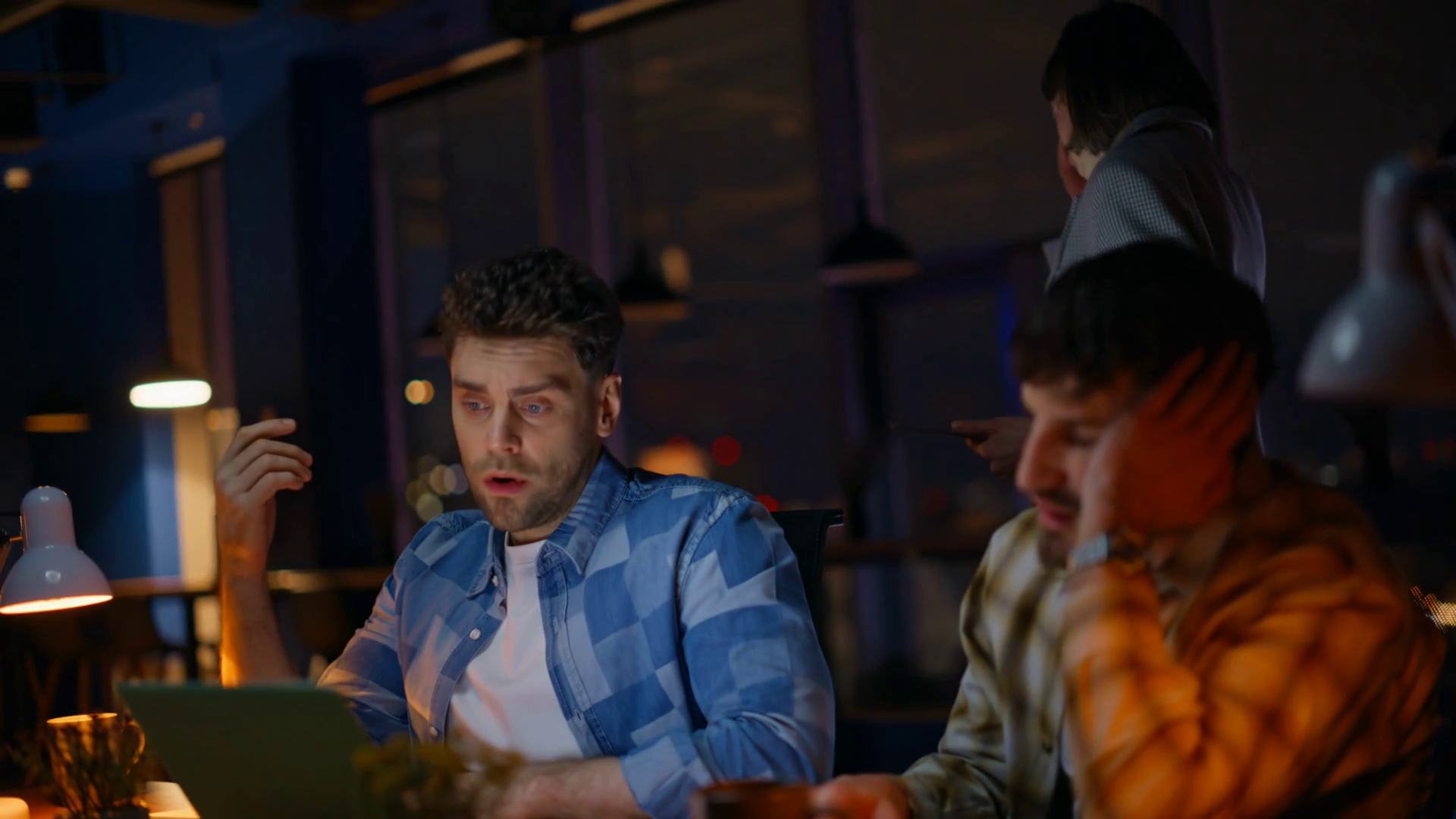 Nervous Coworkers Frustrated Project Failure Stock Footage SBV ...