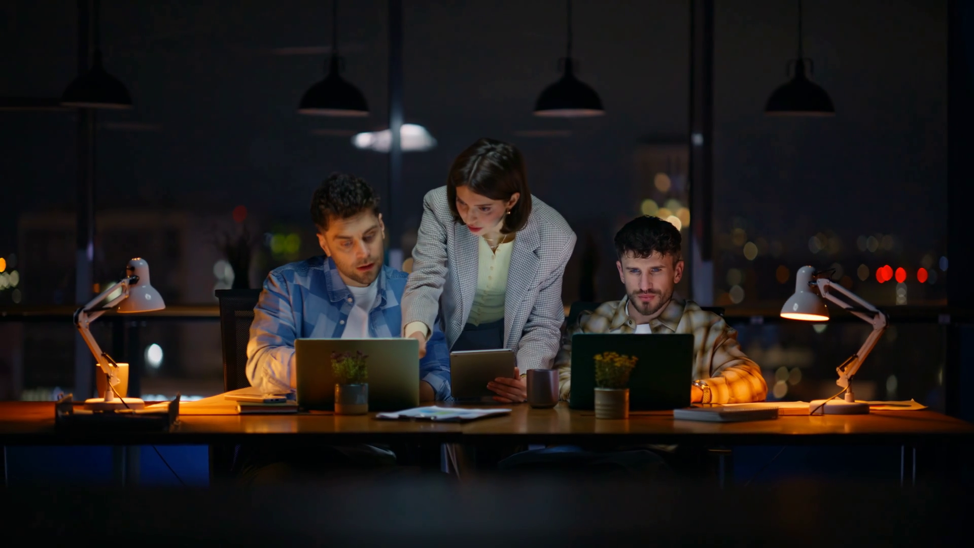 Female Leader Advising Employees In Late Stock Footage SBV-352698615 ...