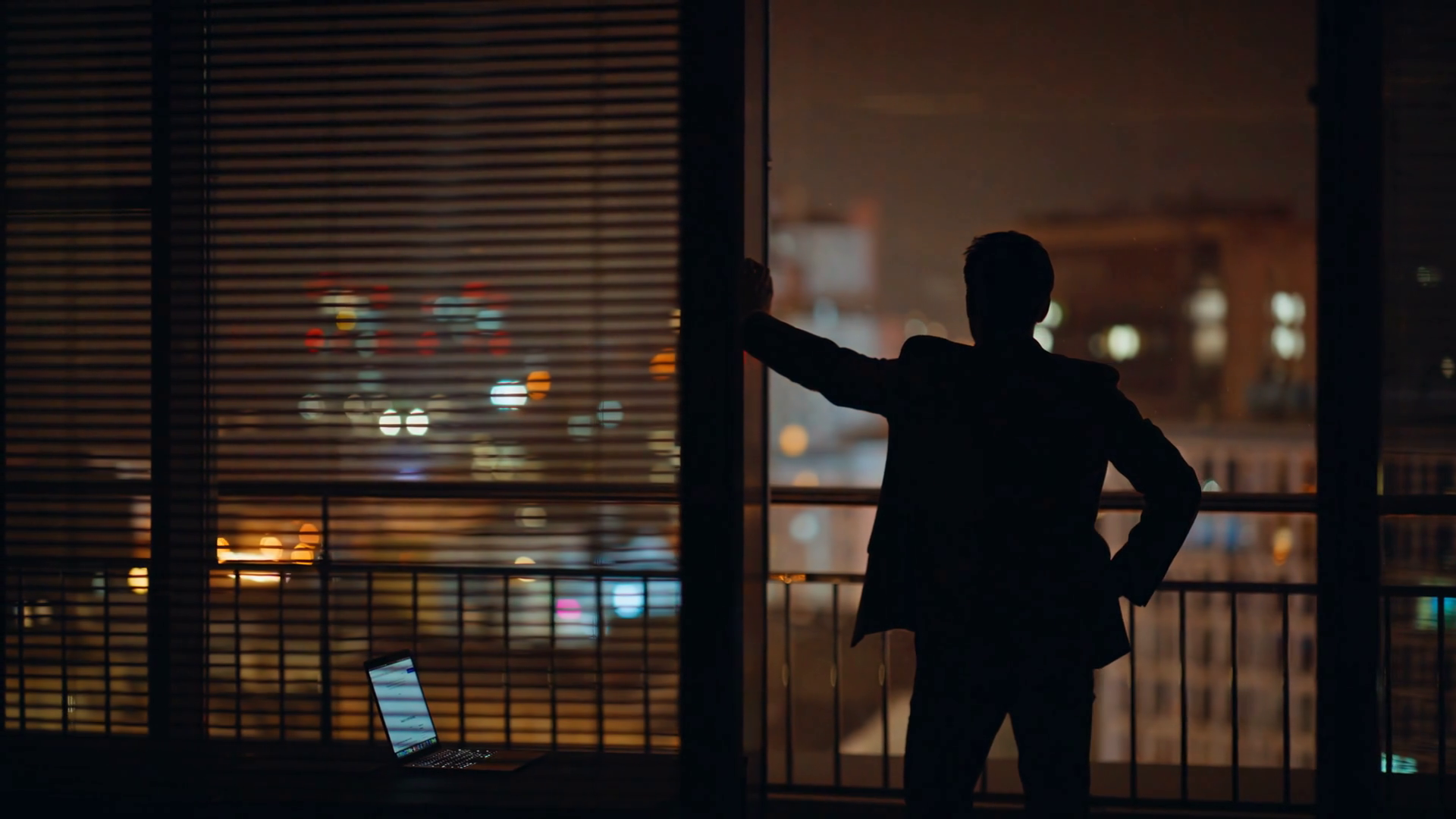 Ceo Silhouette Thinking Future Career At Stock Footage SBV-352754736 ...
