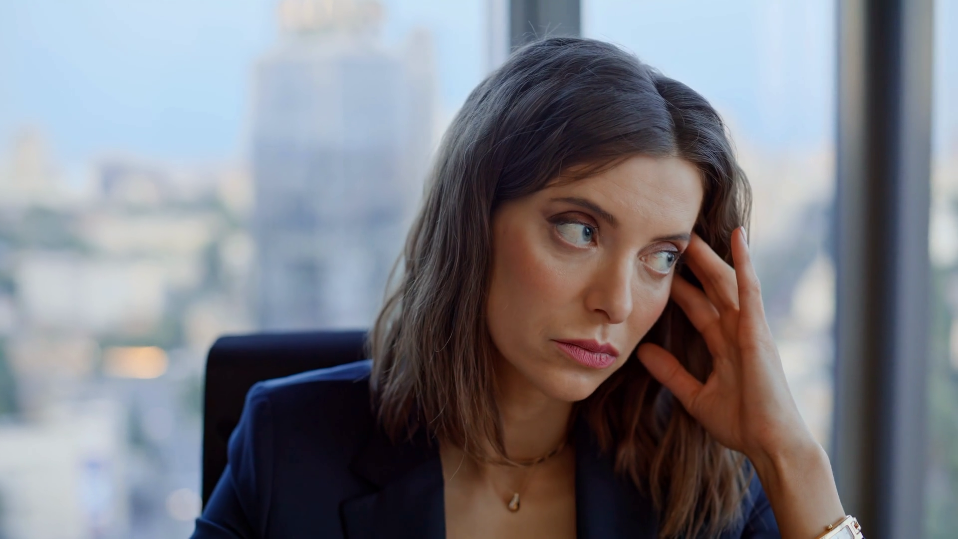 Concerned Manager Pondering Solutions To Stock Footage SBV-353256141 ...