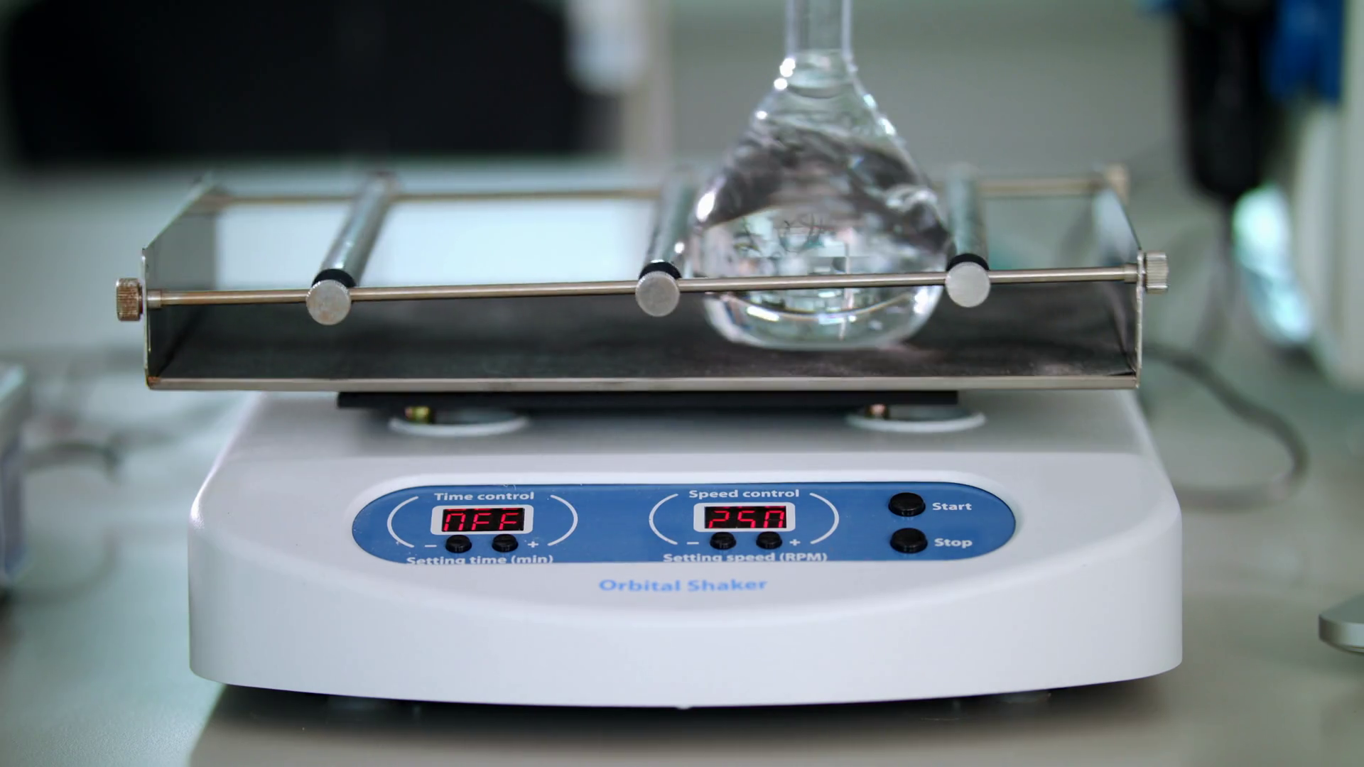 Mixing Water In Laboratory Glassware Stock Footage SBV-312261034 ...