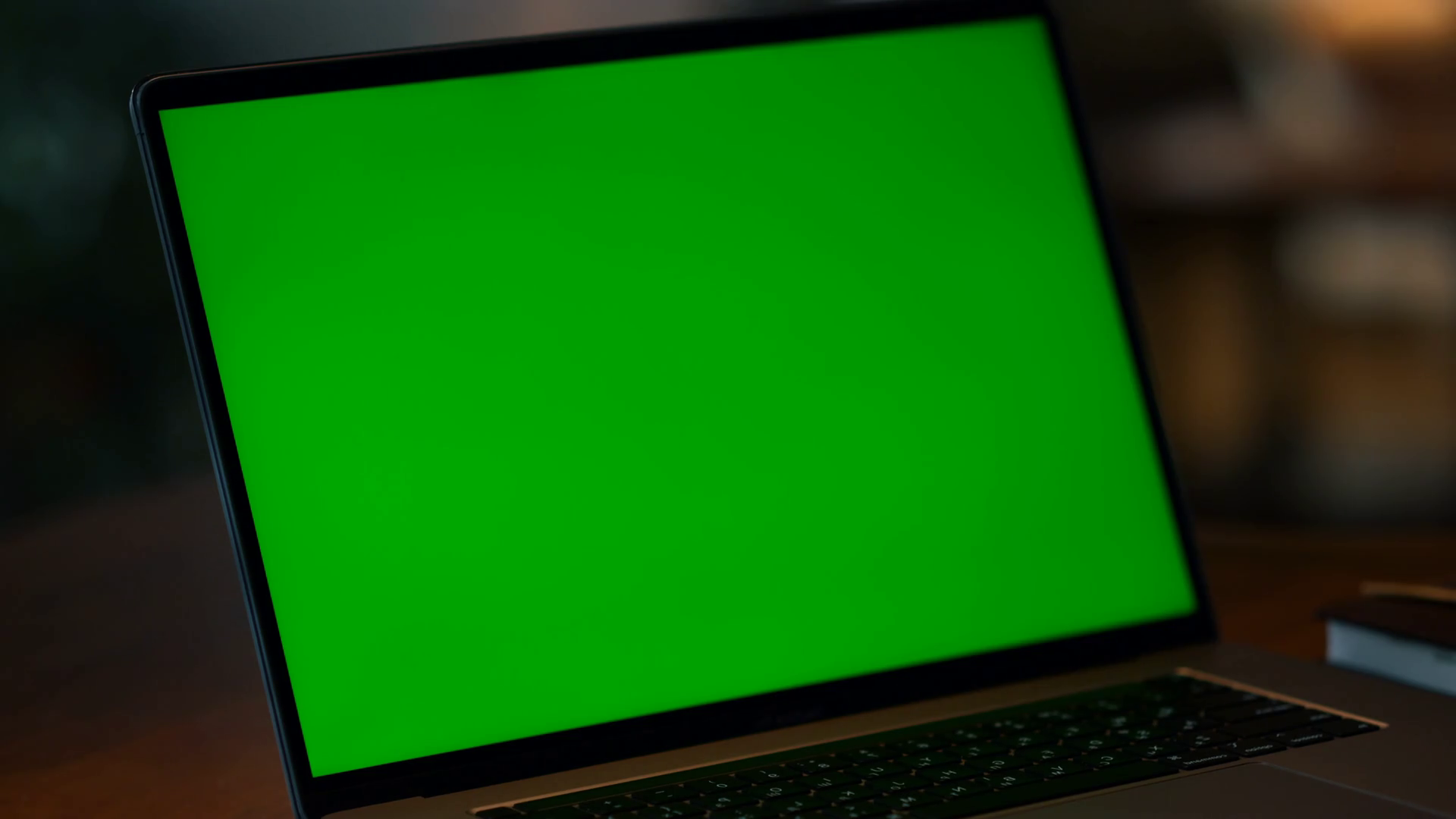 Green Screen Laptop Computer Closeup Closeup Stock Footage SBV ...