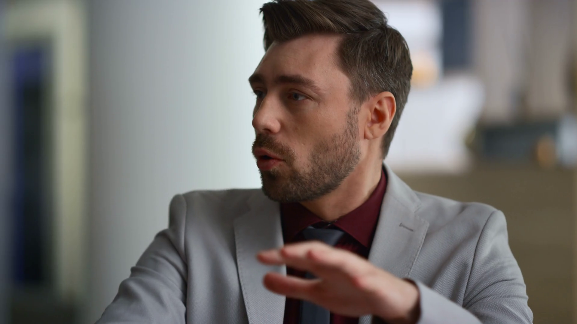 Ceo Discussing Business Presentation In Stock Footage SBV-346798522 ...