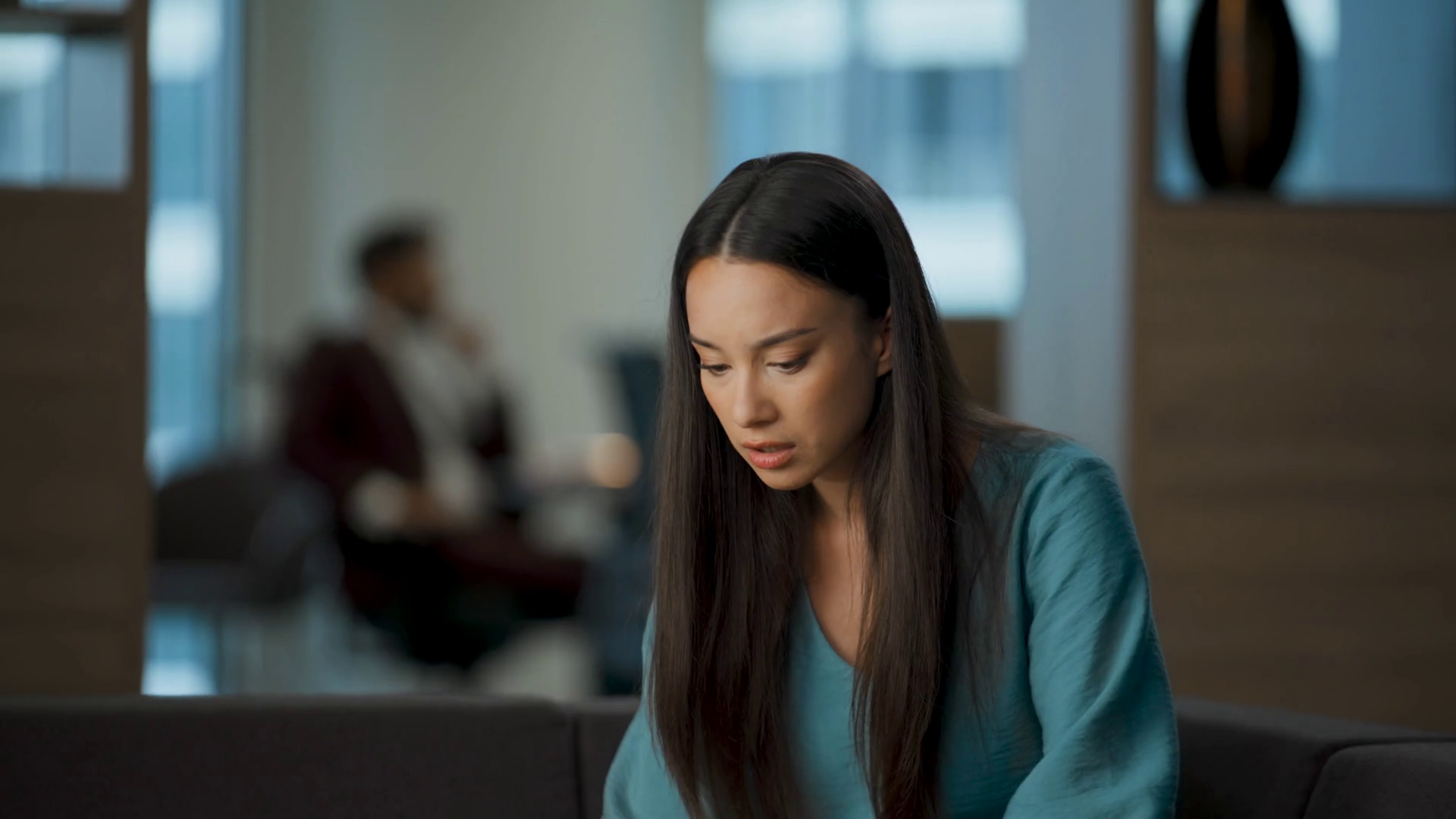 Hopeless Boss Feeling Broken At Office Stock Footage SBV-347246714 ...