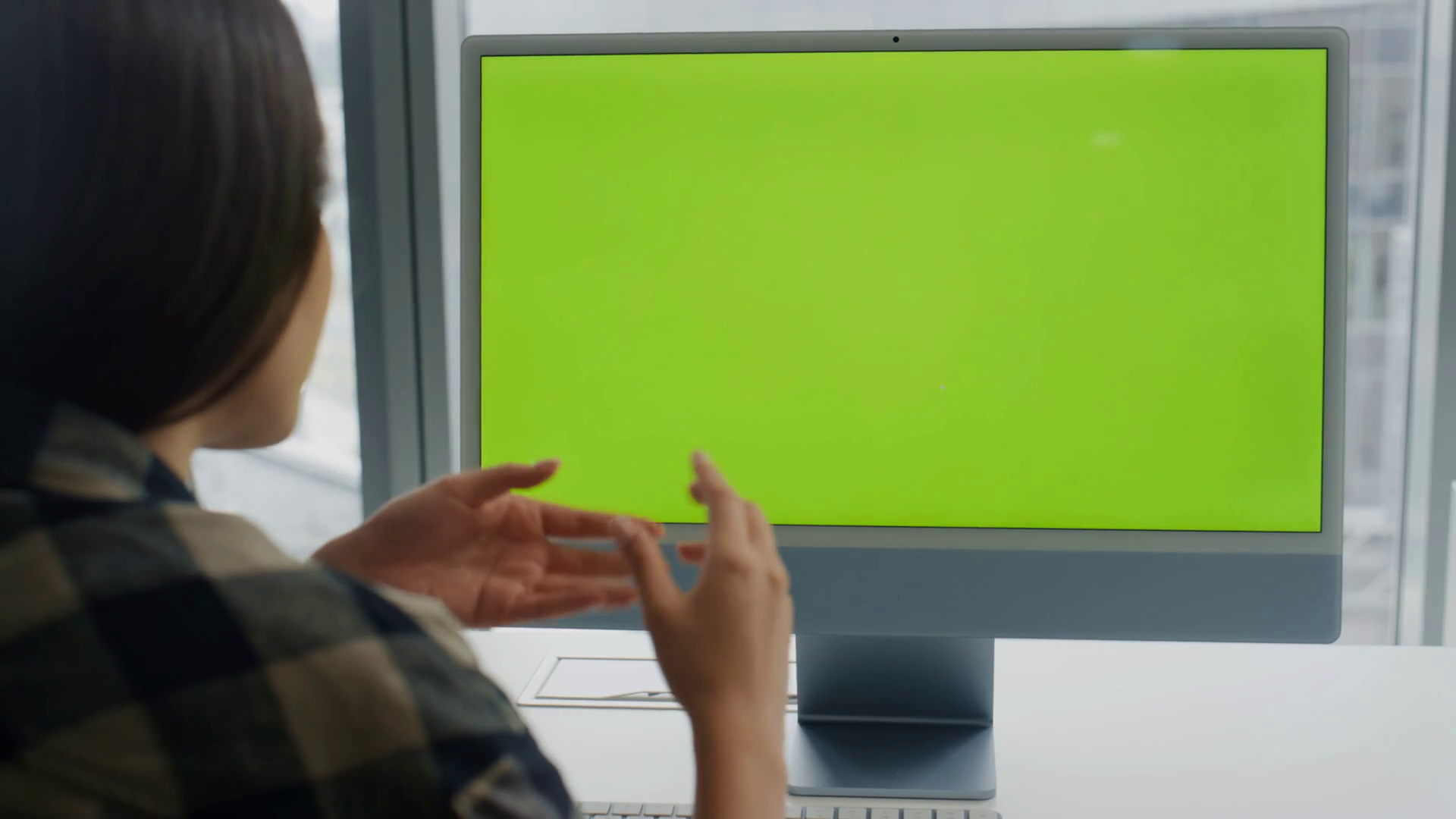 Startuper Videocalling Greenscreen Computer Stock Footage SBV-347605887 - Storyblocks