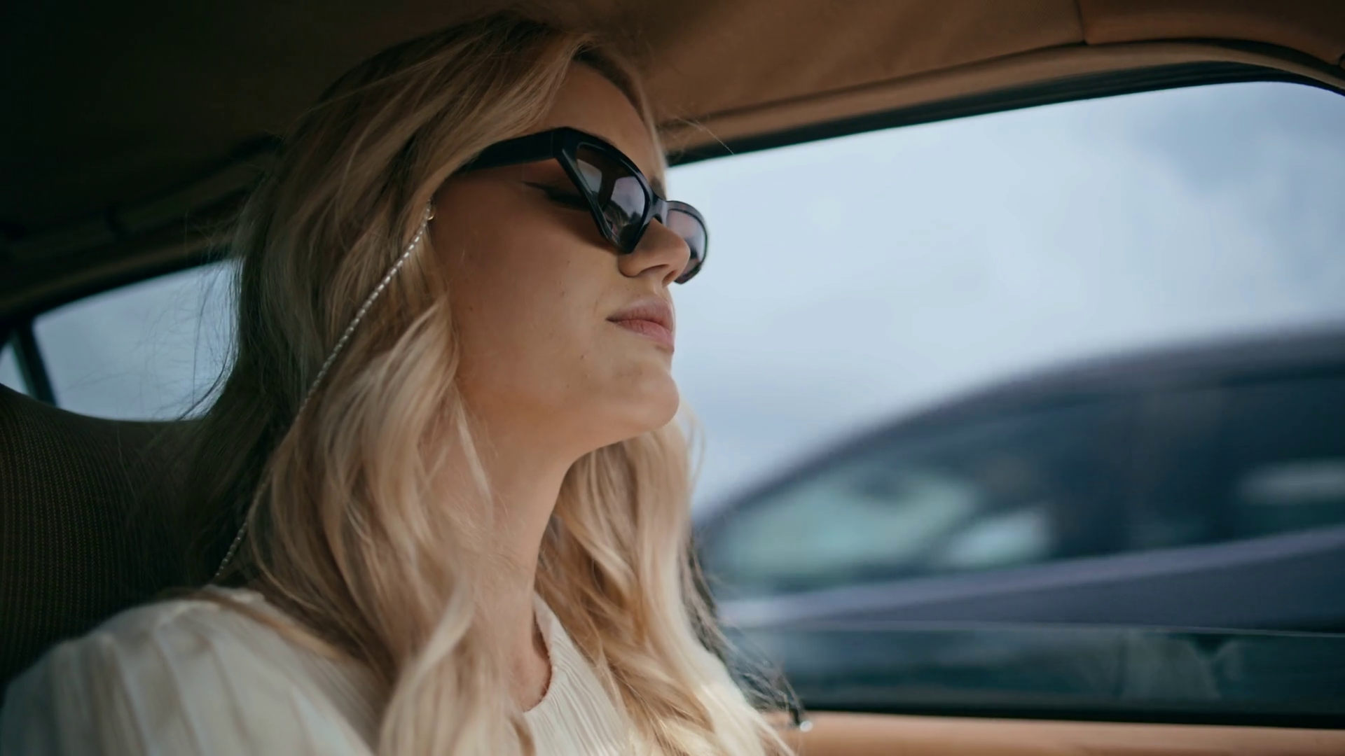 Closeup Confident Woman Driver Riding Road Stock Footage SBV-347639430 ...