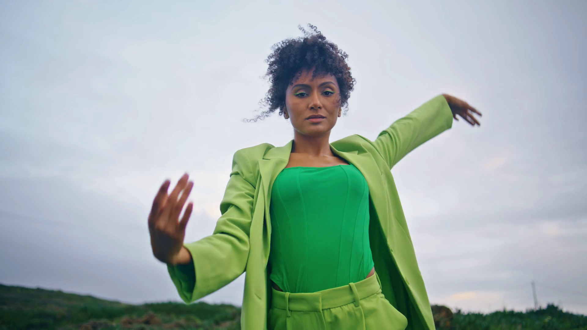 Graceful Talented Woman Performing Stock Footage SBV-347662973 ...