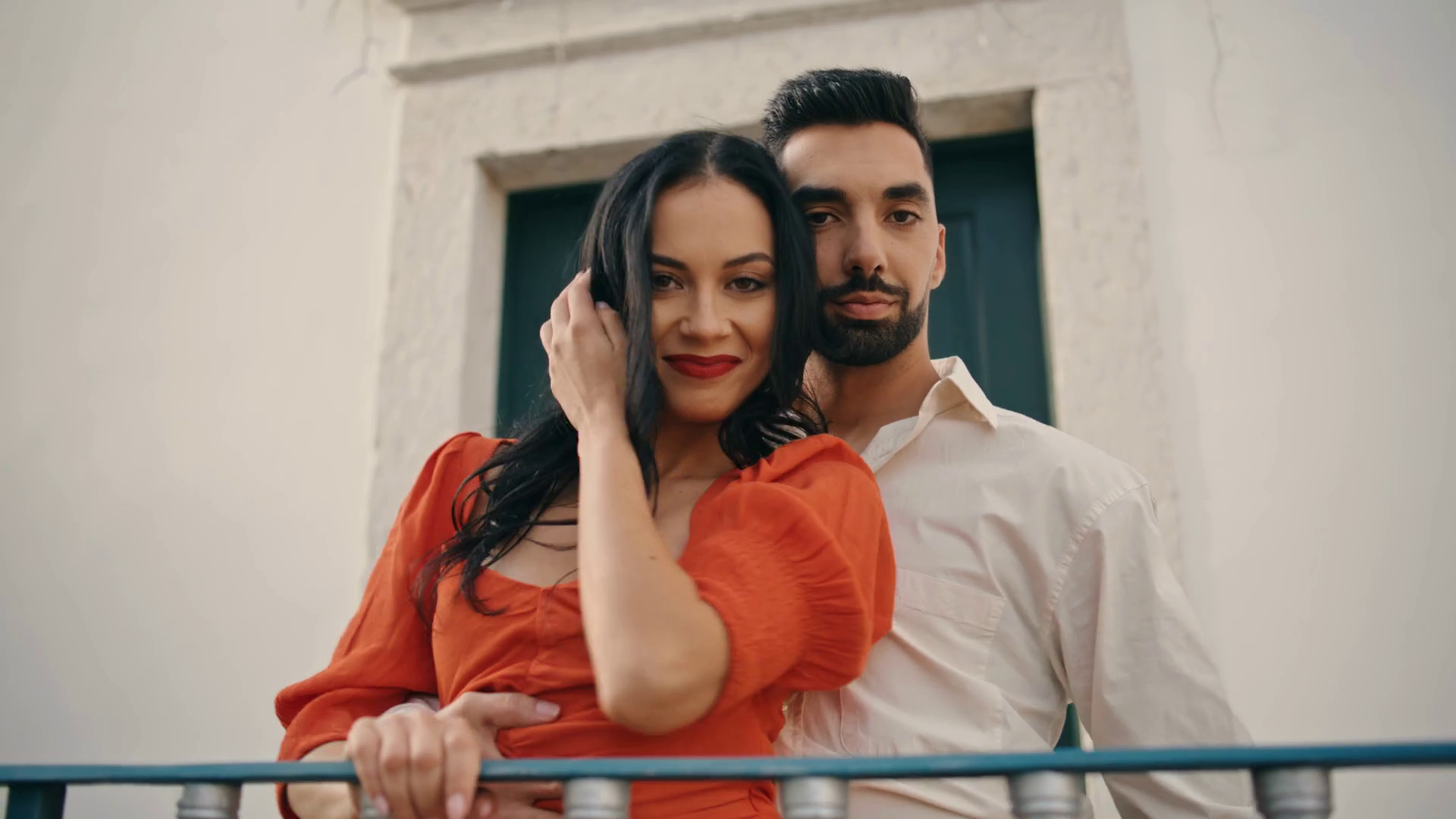 Happy Latino Couple Performing Sensual Stock Footage SBV-347666906 ...