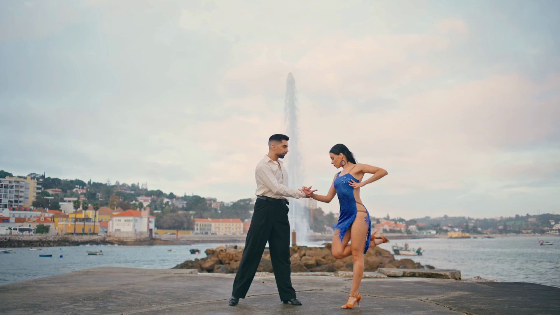 Tango Dancers Showcasing Passionate Stock Footage SBV-347667063 ...