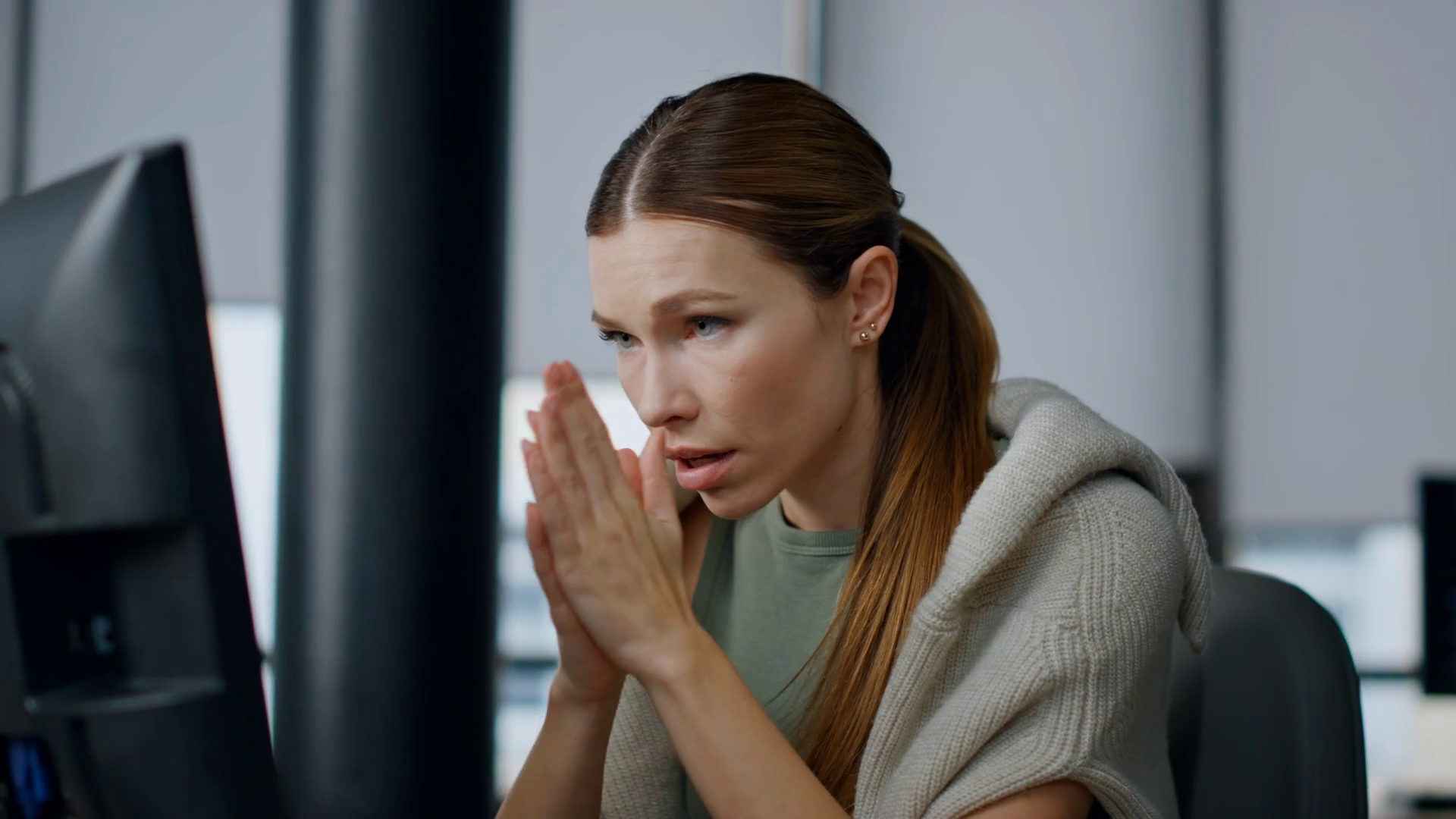 Upset Manager Solving Problem In Office Stock Footage SBV-347701116 ...