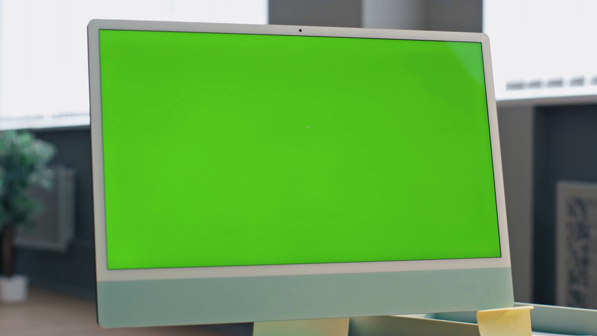 Manager Video Calling Greenscreen Computer Stock Footage SBV-348419051 ...