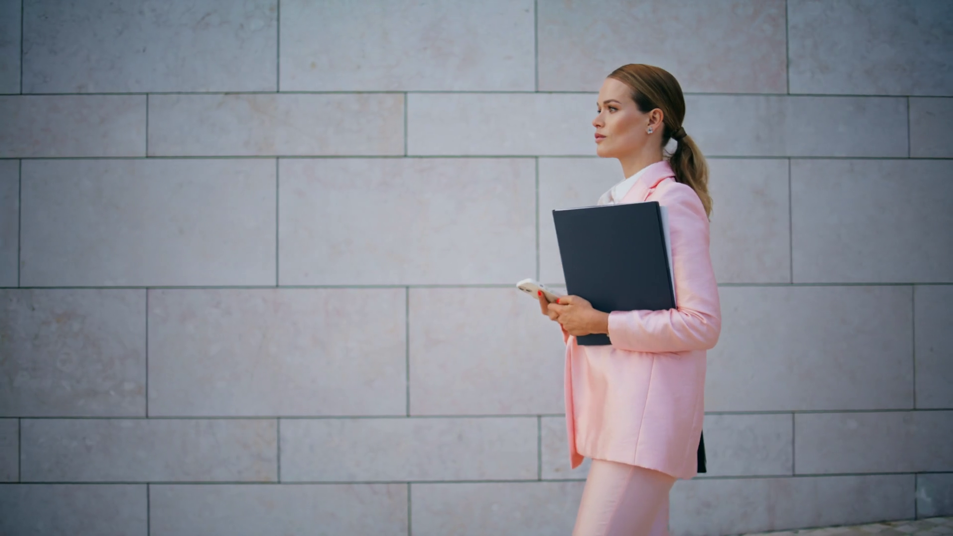Luxurious Ceo Walking Street Holding Papers Stock Footage SBV-348668960 ...