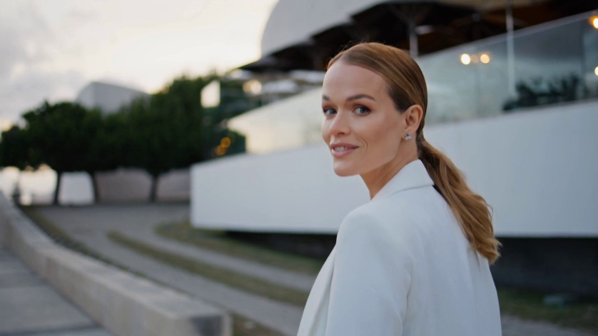 Rich Businesswoman Walking Evening Town Stock Footage SBV-348668690 ...