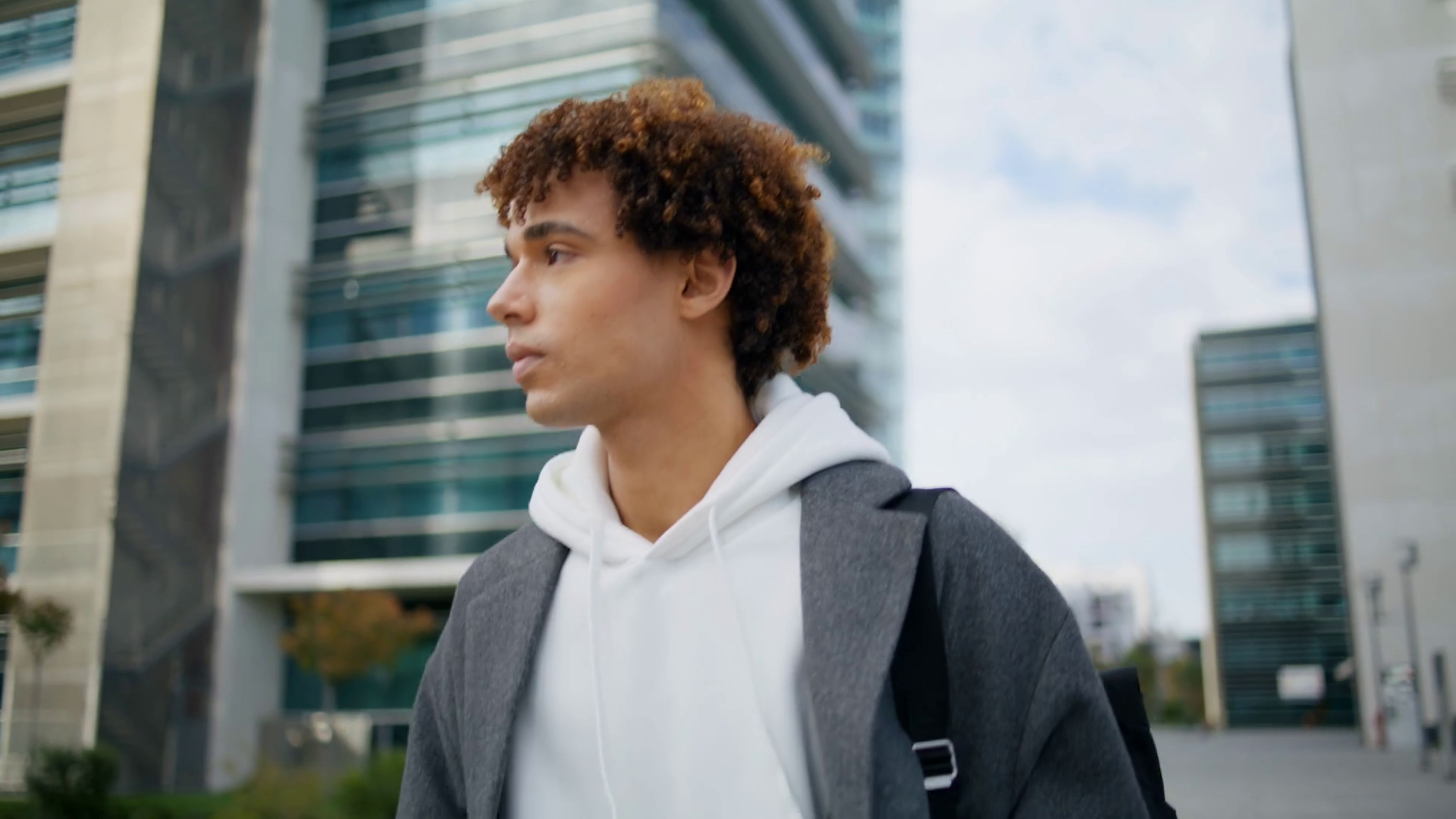 Serious Guy Looking Wrist Watch At City Stock Footage SBV-348711694 ...