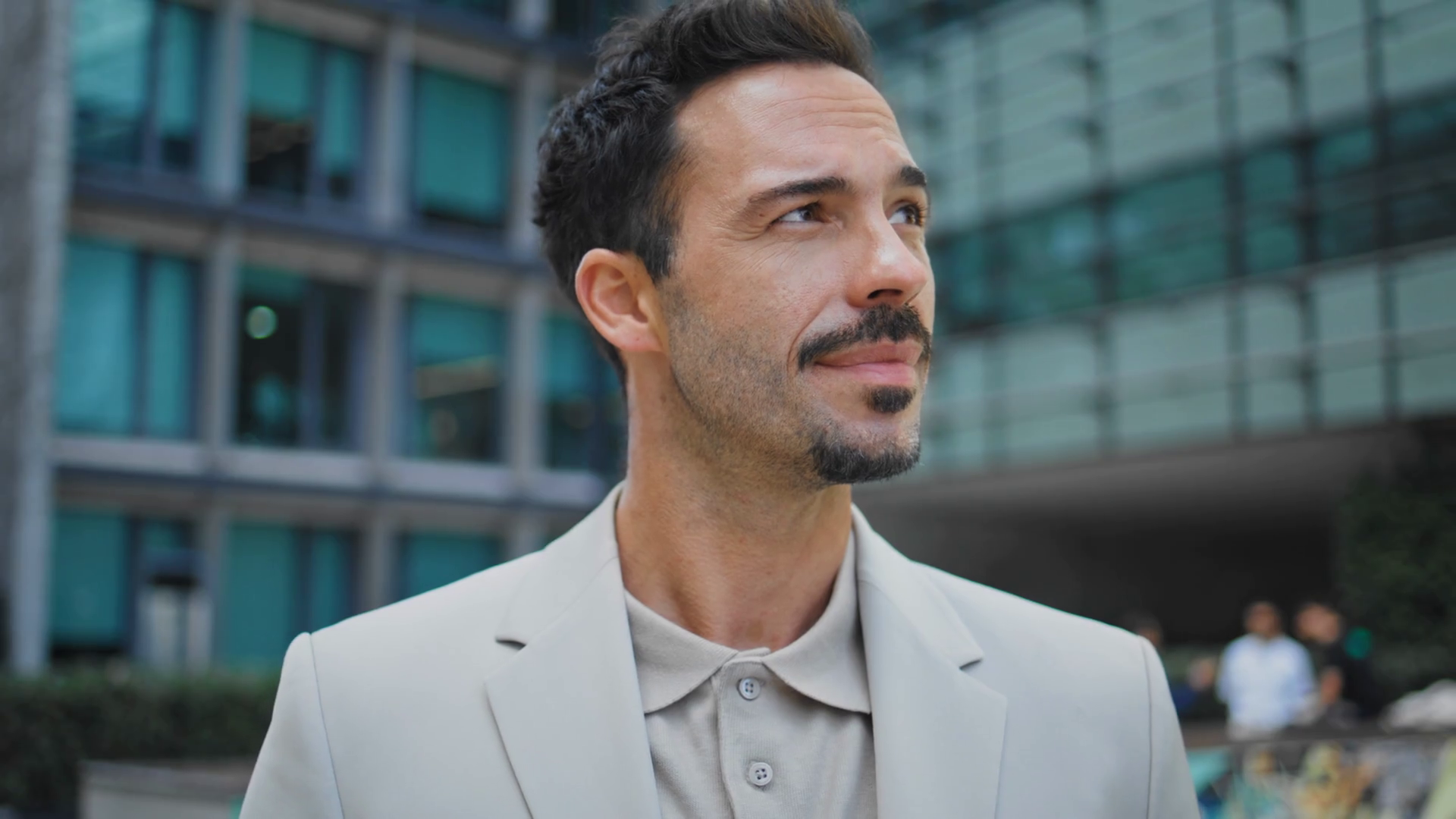 Smiling Ceo Posing Downtown Portrait Young Stock Footage SBV-348725319 ...