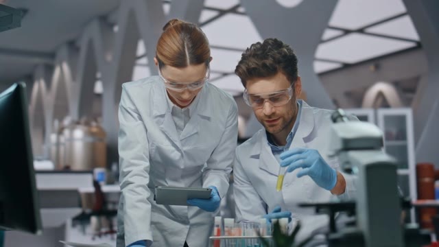 Researchers Talking Stock Footage: Royalty-Free Video Clips - Storyblocks