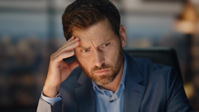 Businessman Worried Stock Footage: Royalty-Free Video Clips - Storyblocks