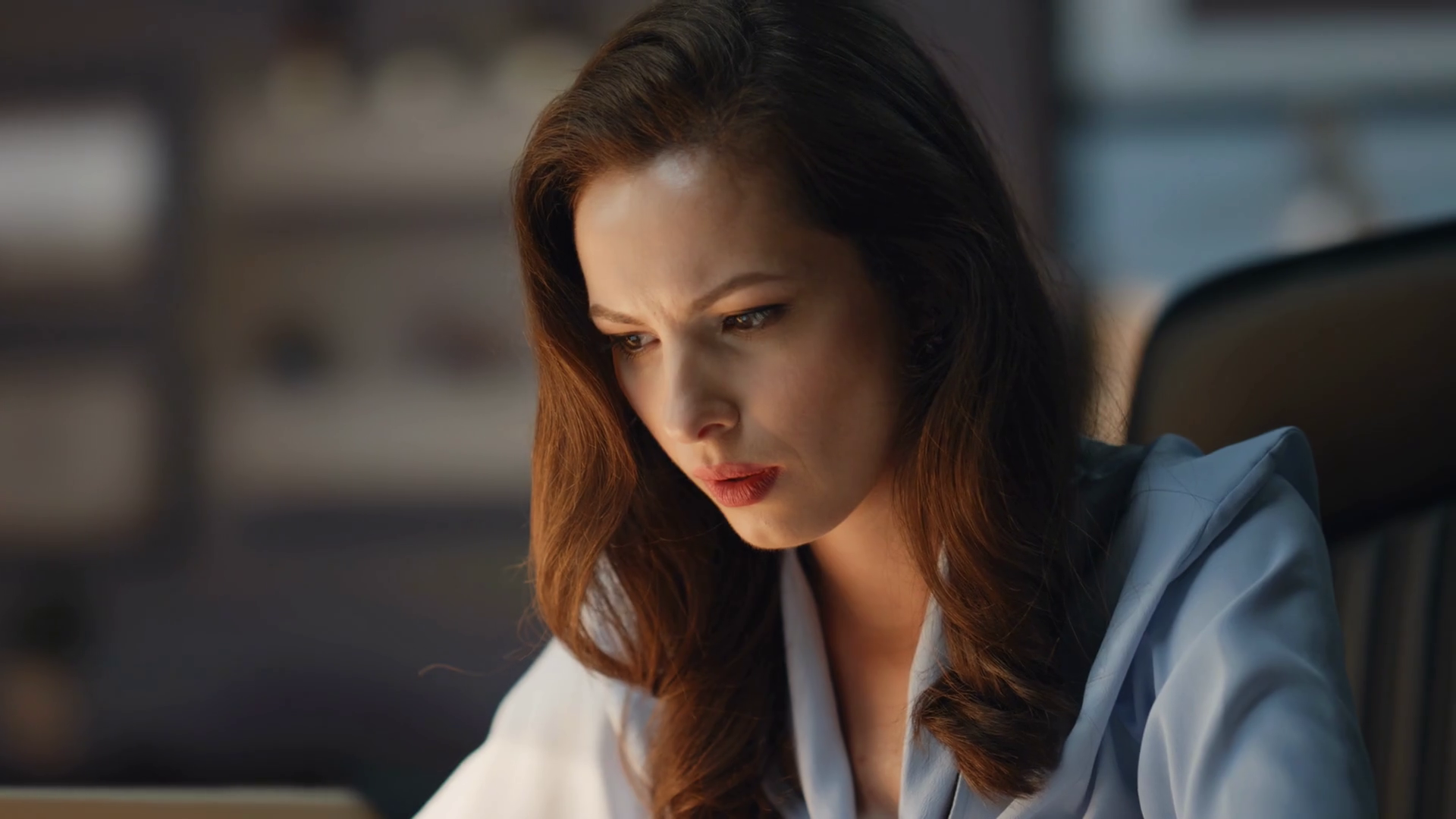 Happy Lady Rejoicing Victory In Office Late Stock Footage SBV-348855132 ...