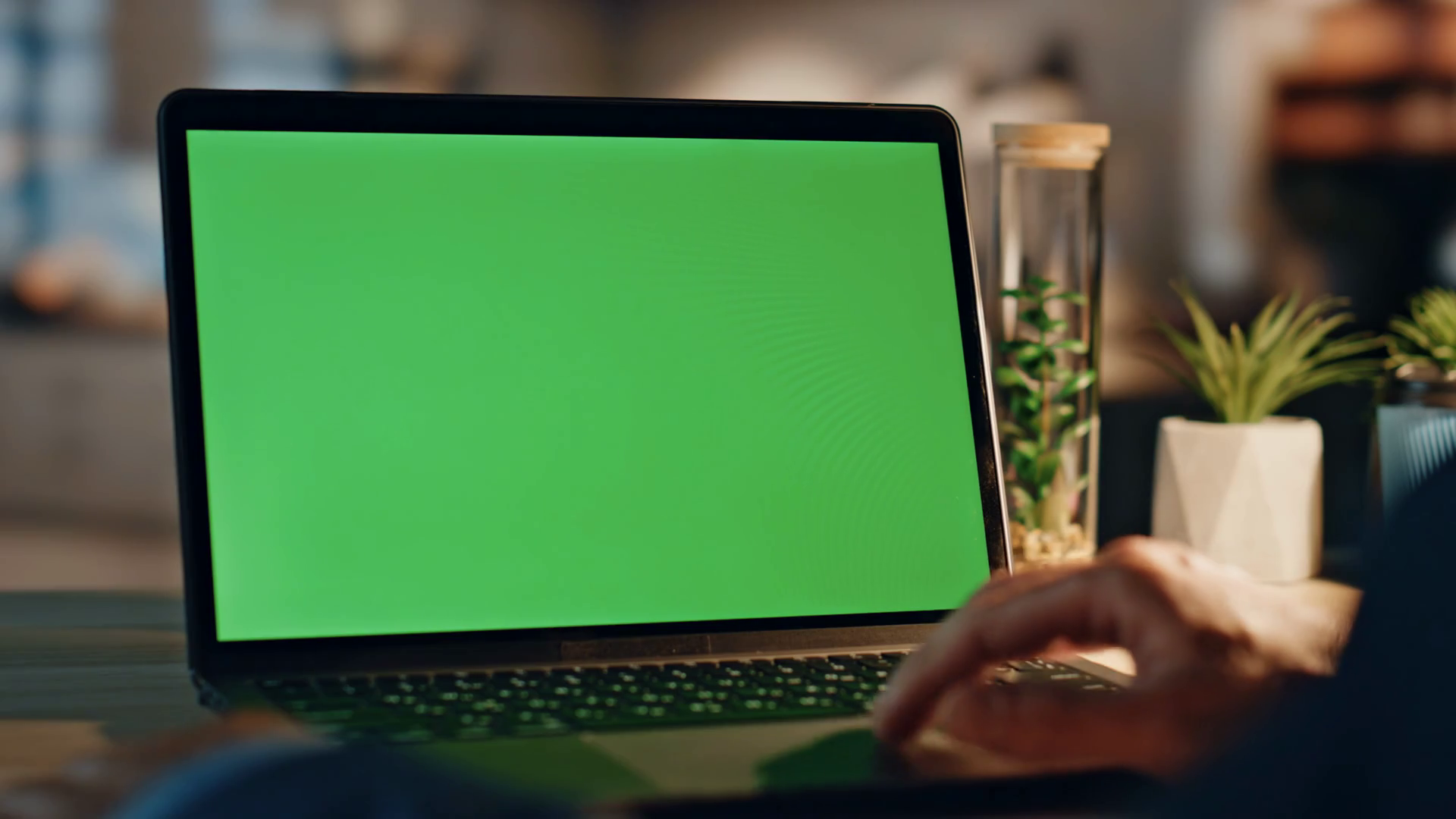 Manager Fingers Scrolling Chromakey Laptop Stock Footage SBV-348856008 ...