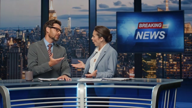 Newscast Stock Footage: Royalty-Free Video Clips - Storyblocks