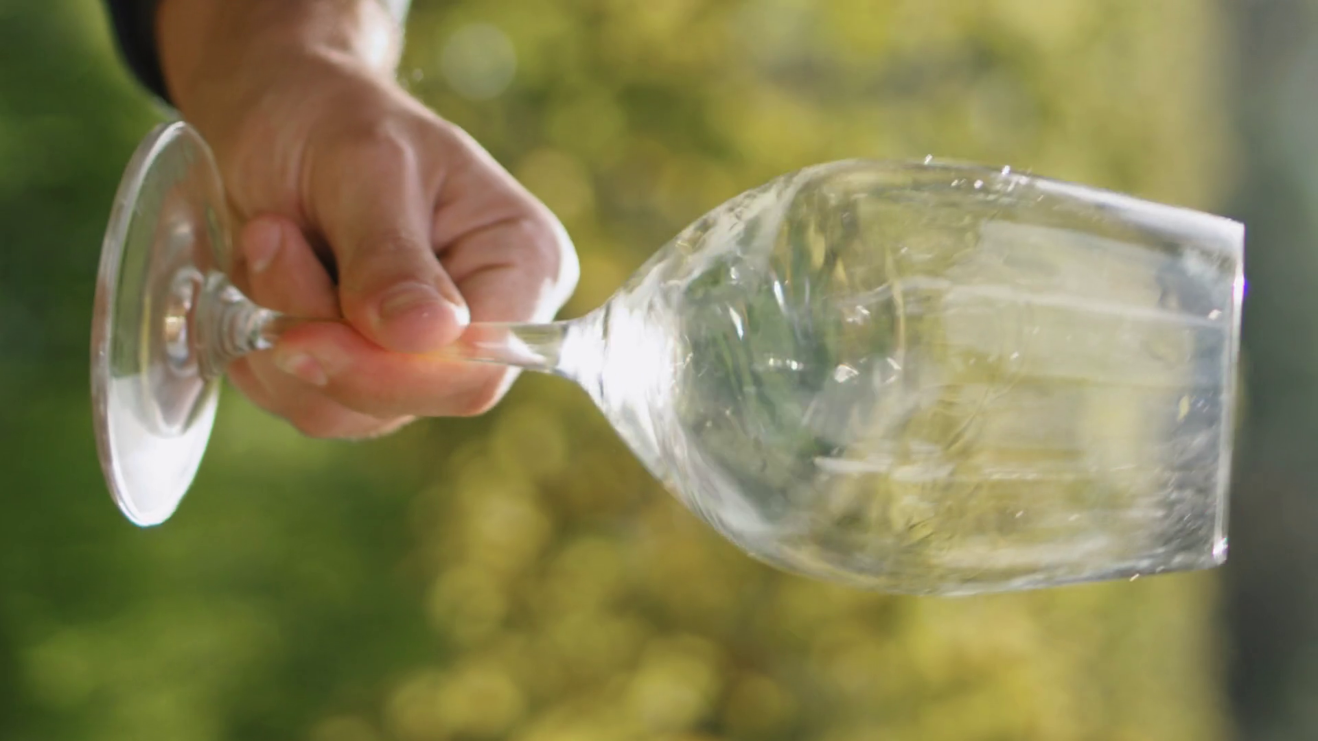 Unknown Man Taster Shaking White Wine Stock Footage SBV-348712939 ...