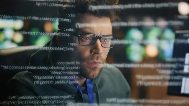 Frustrated Engineer At Computer Stock Footage: Royalty-Free Video Clips ...