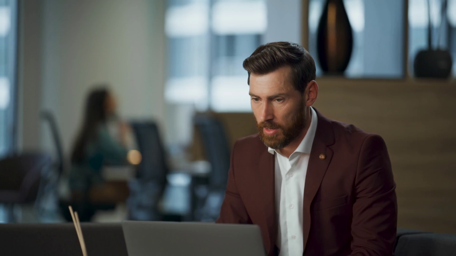 Annoyed Boss Arguing Video Call At Workplace Stock Footage SBV-348813348 - Storyblocks