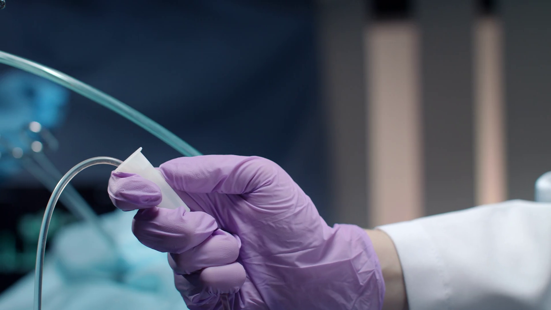 Anesthesiologist Hand Controlling Drop Stock Footage SBV-327246537 ...