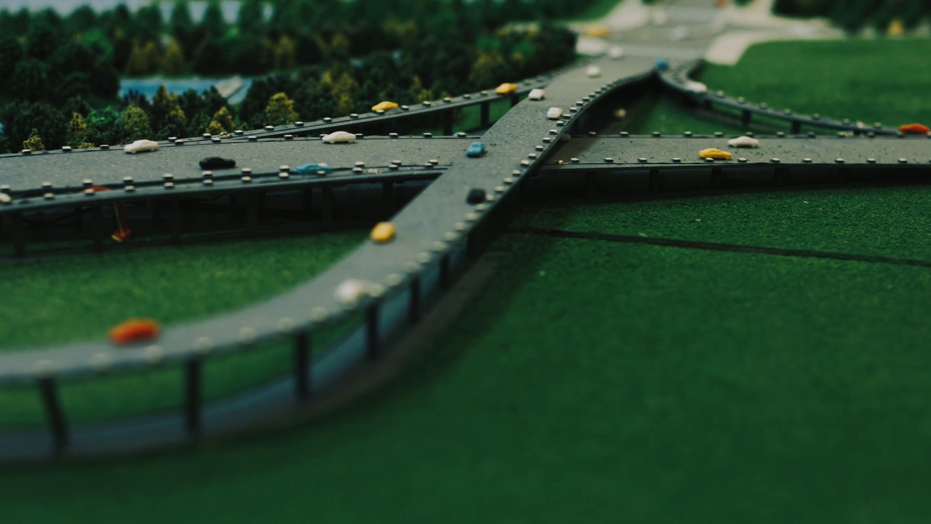 Architecture Model Of Modern City Road Stock Footage SBV-327540905 ...