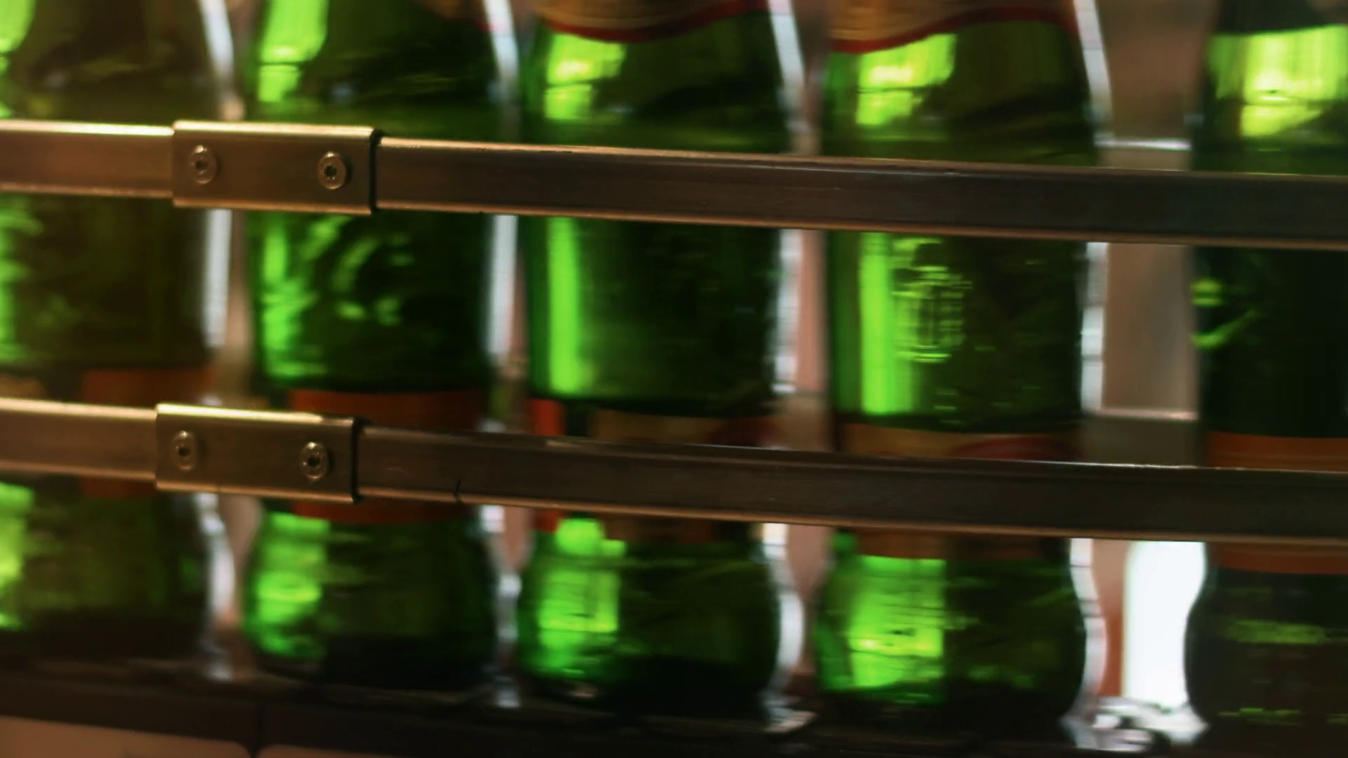 Beer Production Line Close Up Of Brewery Stock Footage SBV-331347806 ...