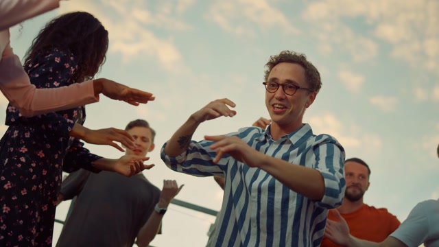 Man Dancing Party Stock Footage: Royalty-Free Video Clips - Storyblocks