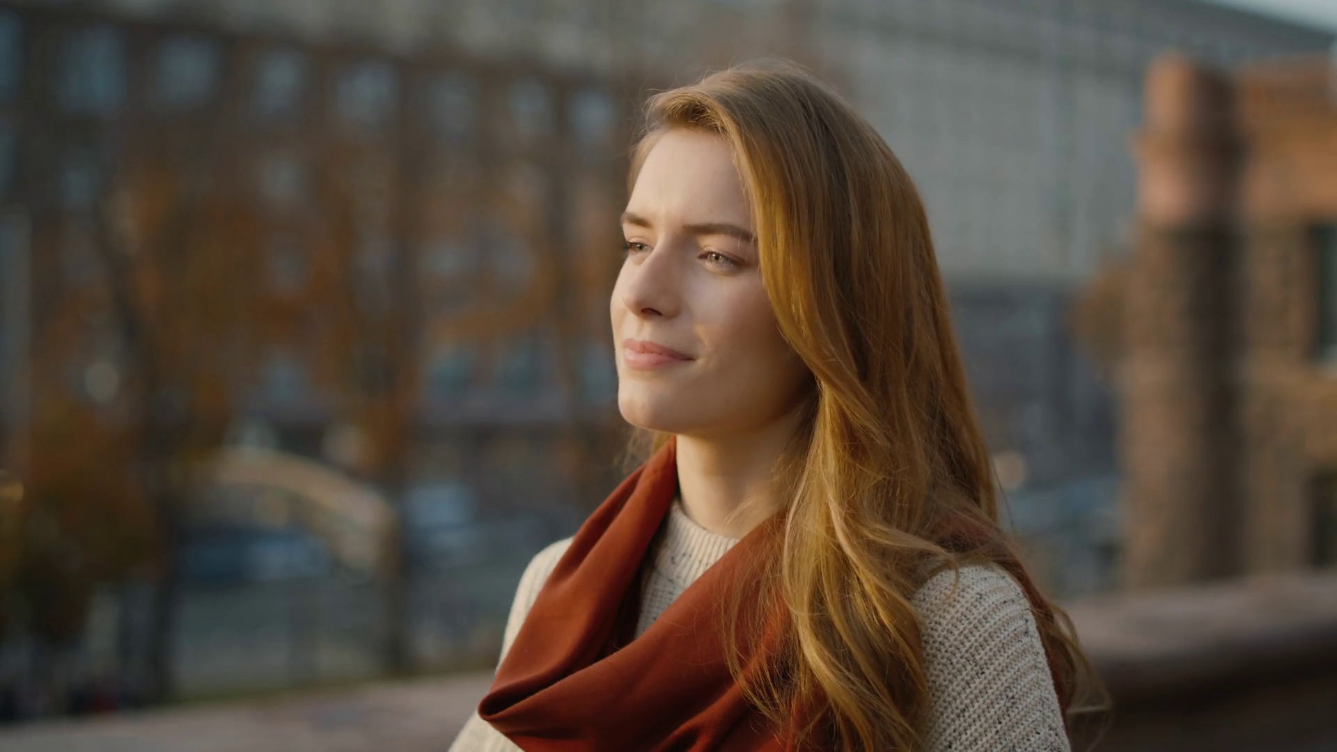 Close-up Of Woman Exploring City Portrait Of Stock Footage SBV ...