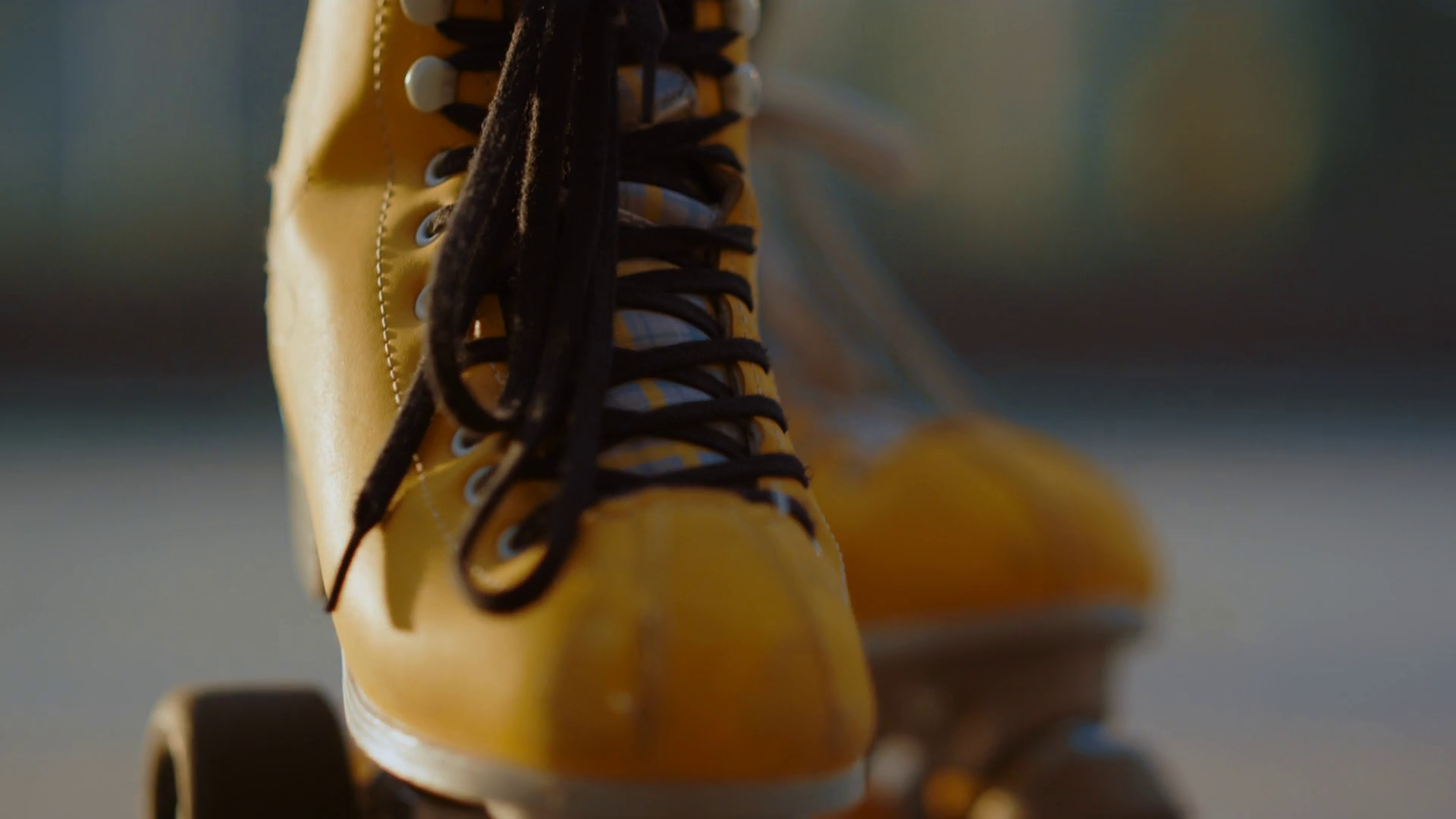 Close Up Of Stylish Roller Skates Closeup Stock Footage SBV-346618868 ...