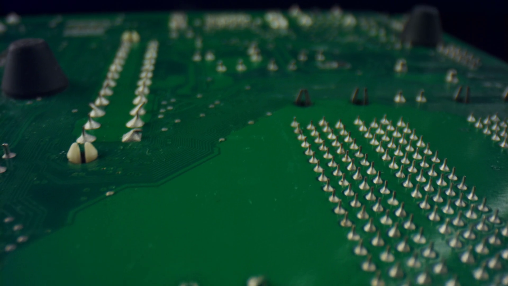 Closeup Circuit Board Of Computer Macro Of Stock Footage SBV-338527001 ...