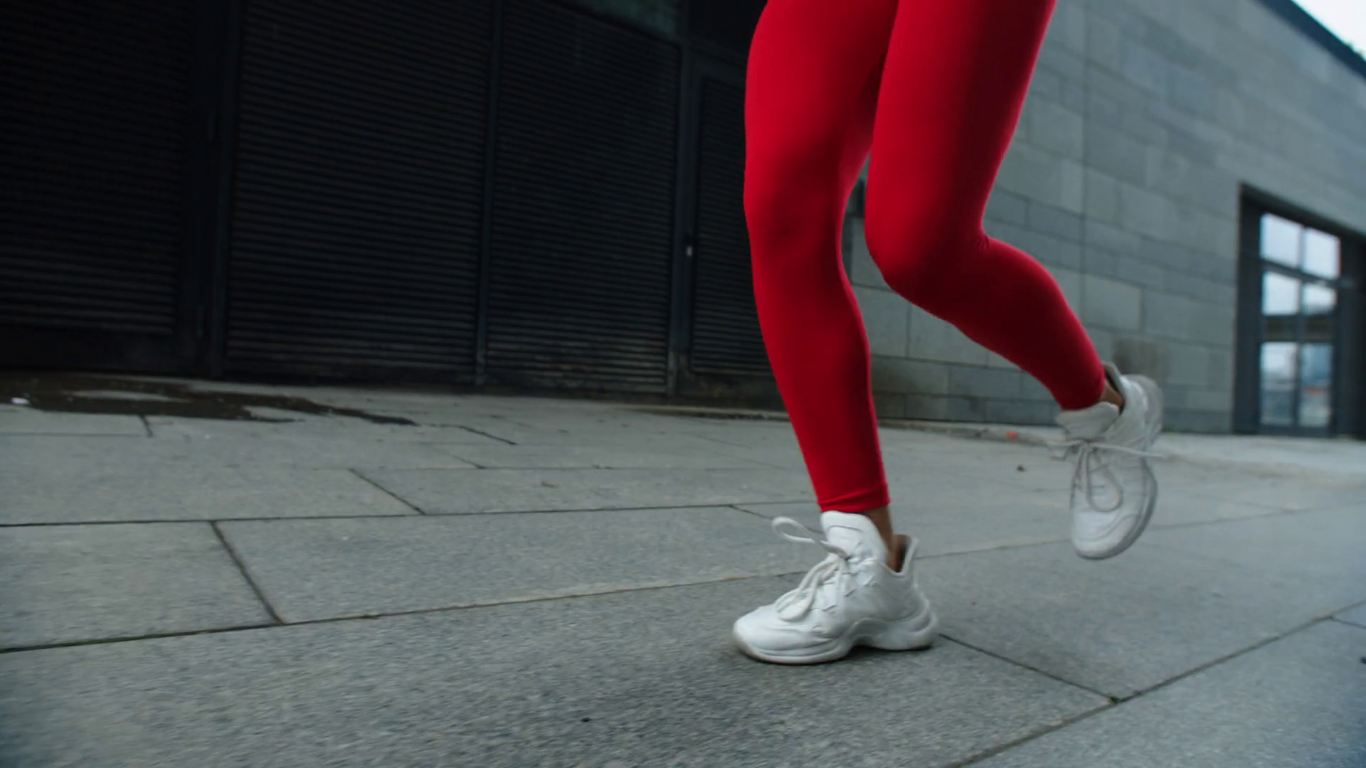 Female Legs Running On Street Road In Slow Stock Footage SBV-337980347 ...