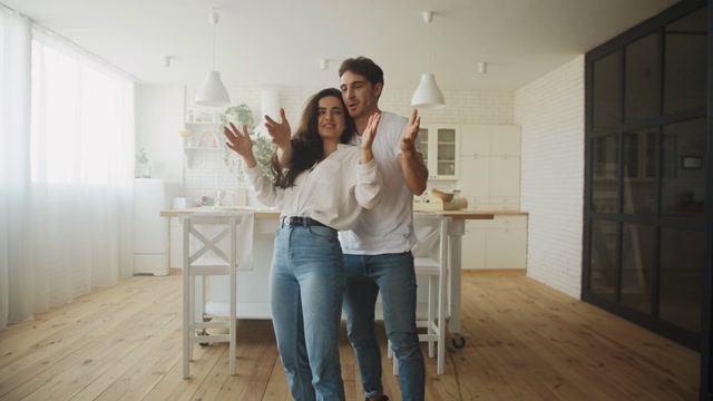 Happy Homeowners Stock Footage: Royalty-Free Video Clips - Storyblocks