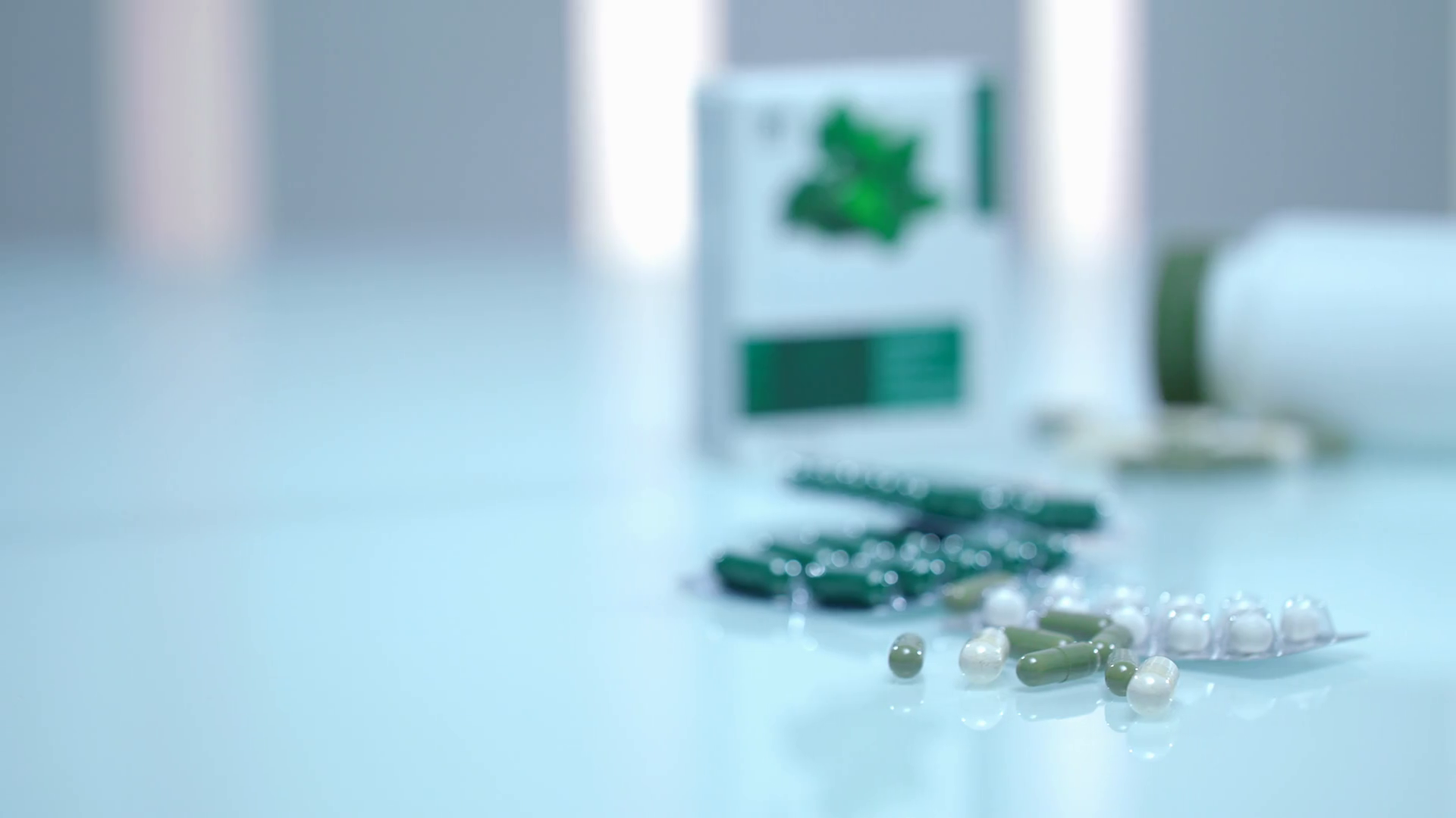 Homeopathic Medicine Pills Capsules On White Stock Footage SBV ...