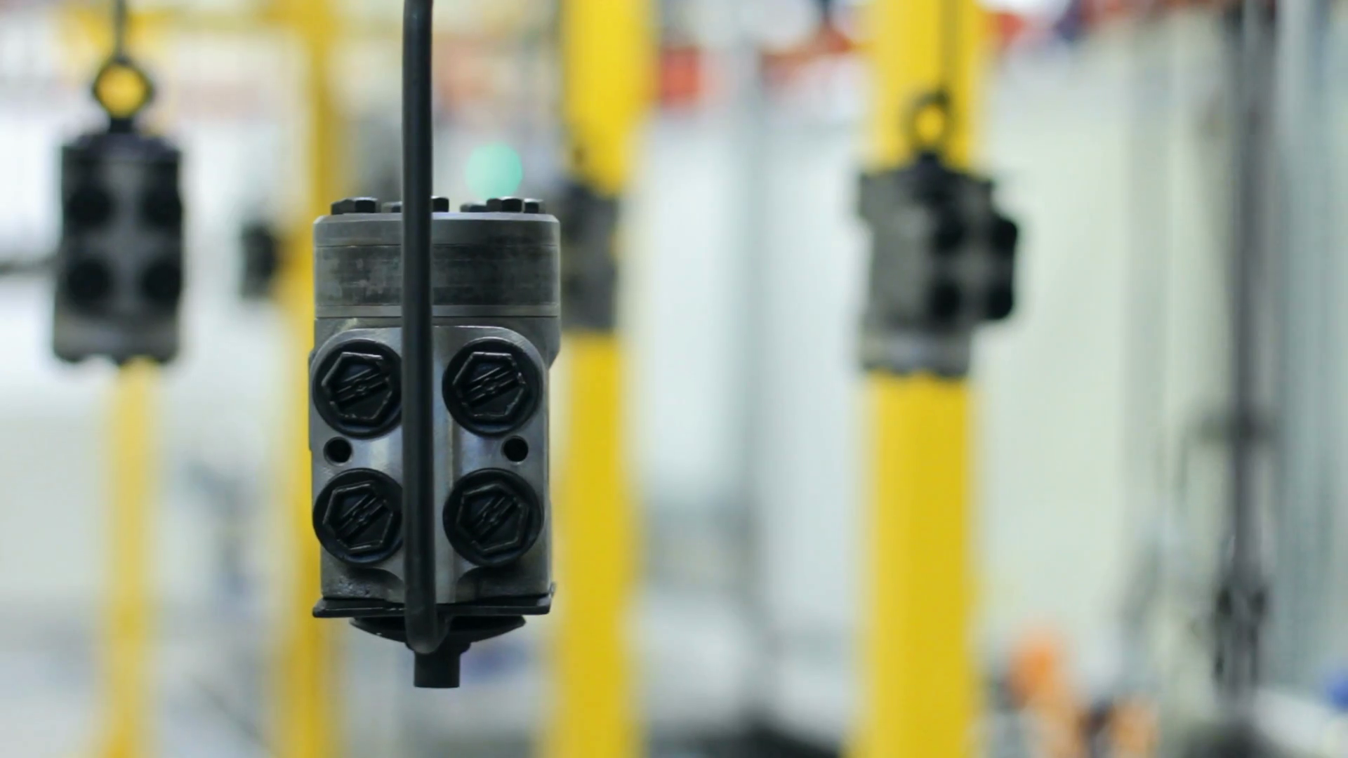 Machine Part Manufacturing Line At Factory Stock Footage SBV-329296459 ...