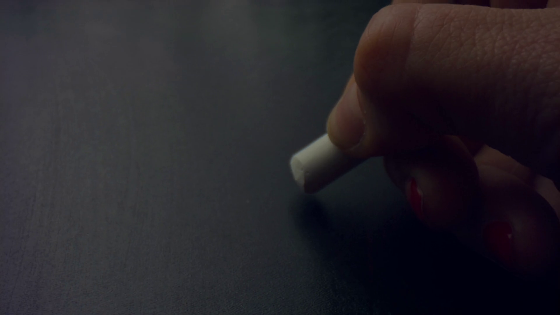 Macro Of Woman Hand Holding Piece Of Chalk Stock Footage SBV-338526990 ...
