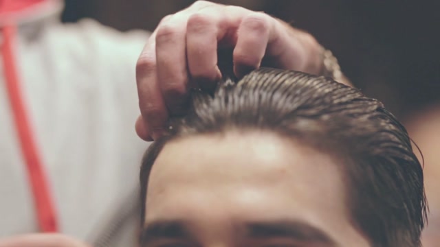 Man Combing His Hair Stock Footage: Royalty-Free Video Clips - Storyblocks