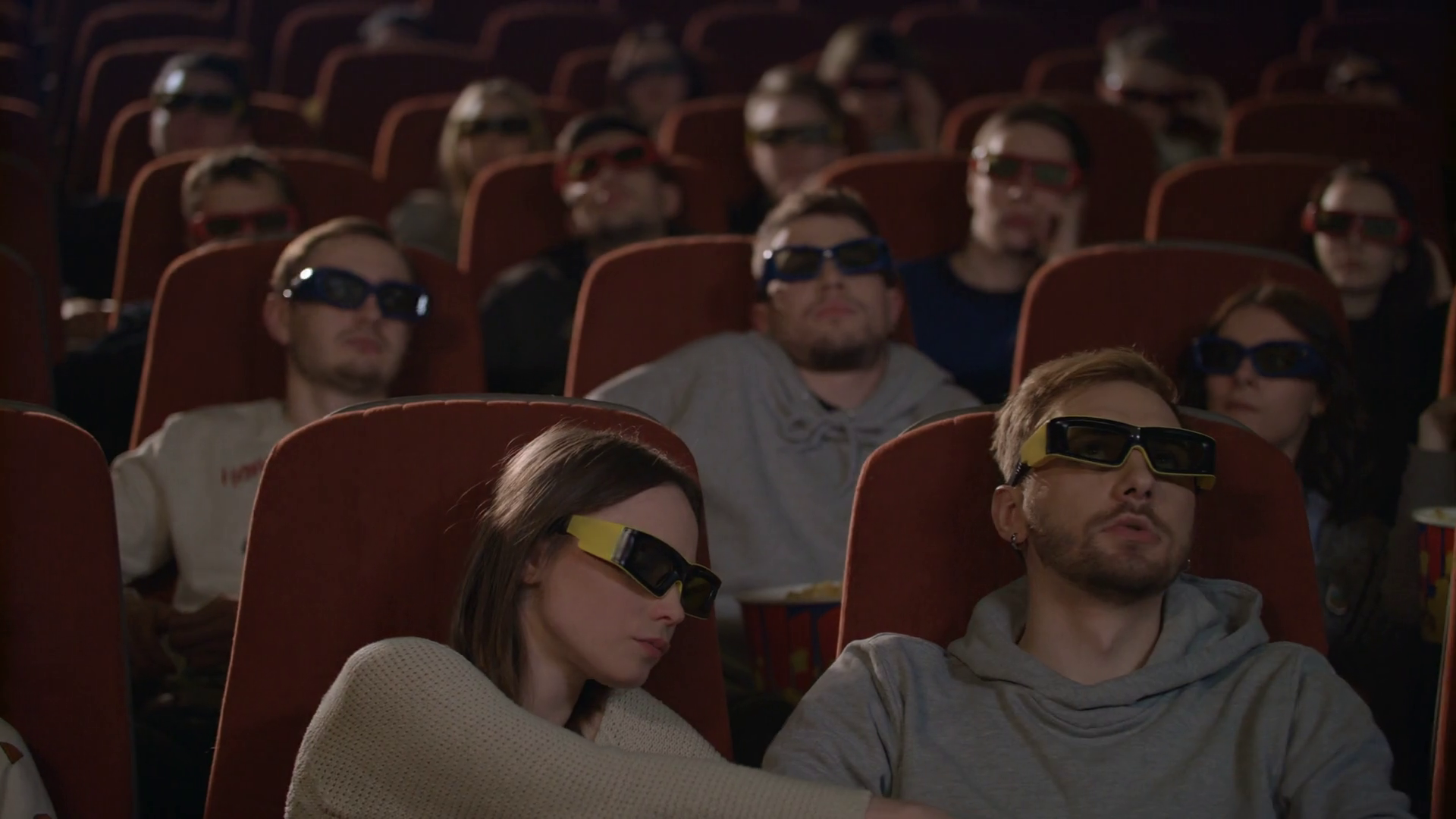 Man Talking On Phone In Cinema Rude Man Stock Footage SBV-326235161 ...