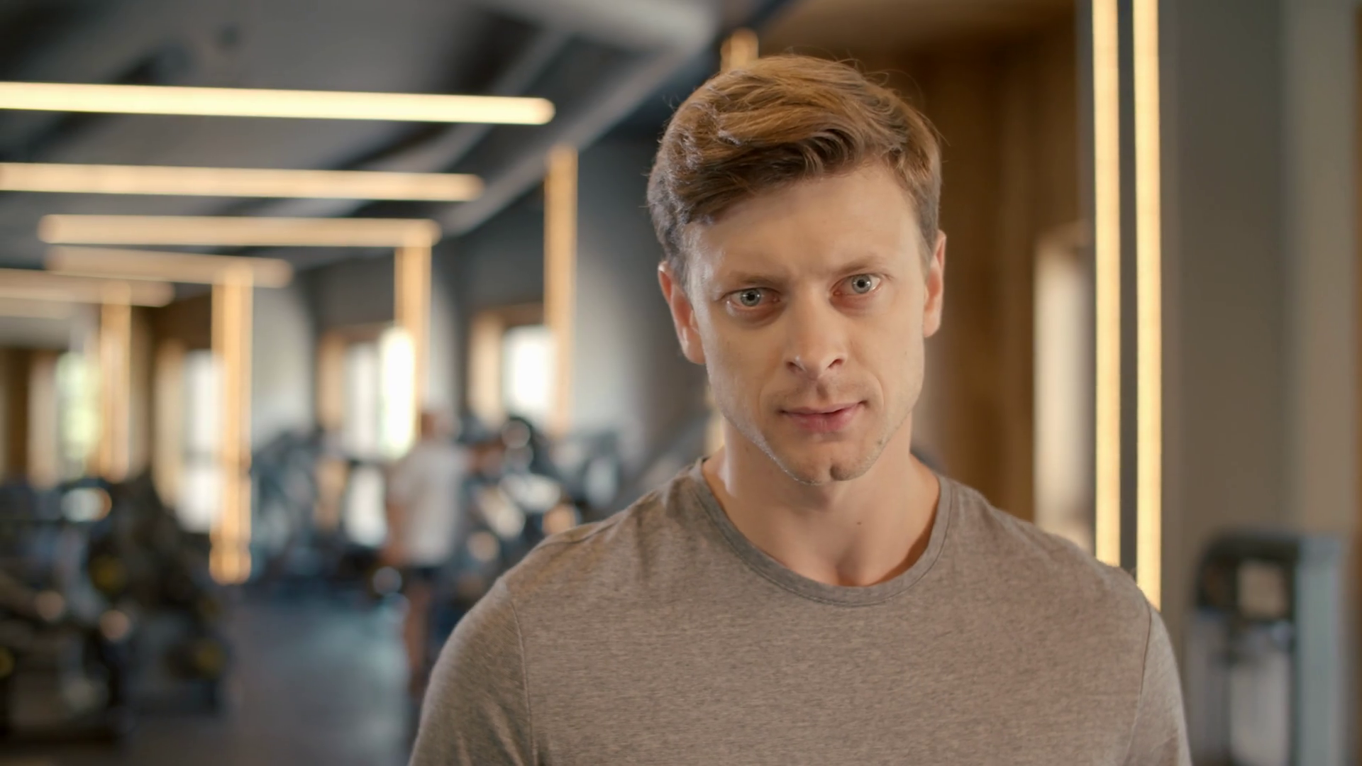 Portrait Of Aggressive Bodybuilder Screaming Stock Footage SBV ...