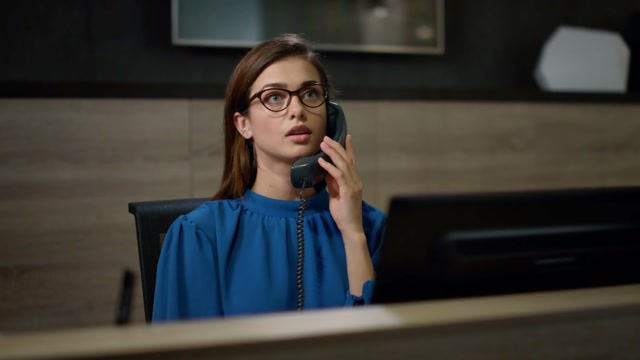 Office Receptionist Stock Footage: Royalty-Free Video Clips - Storyblocks