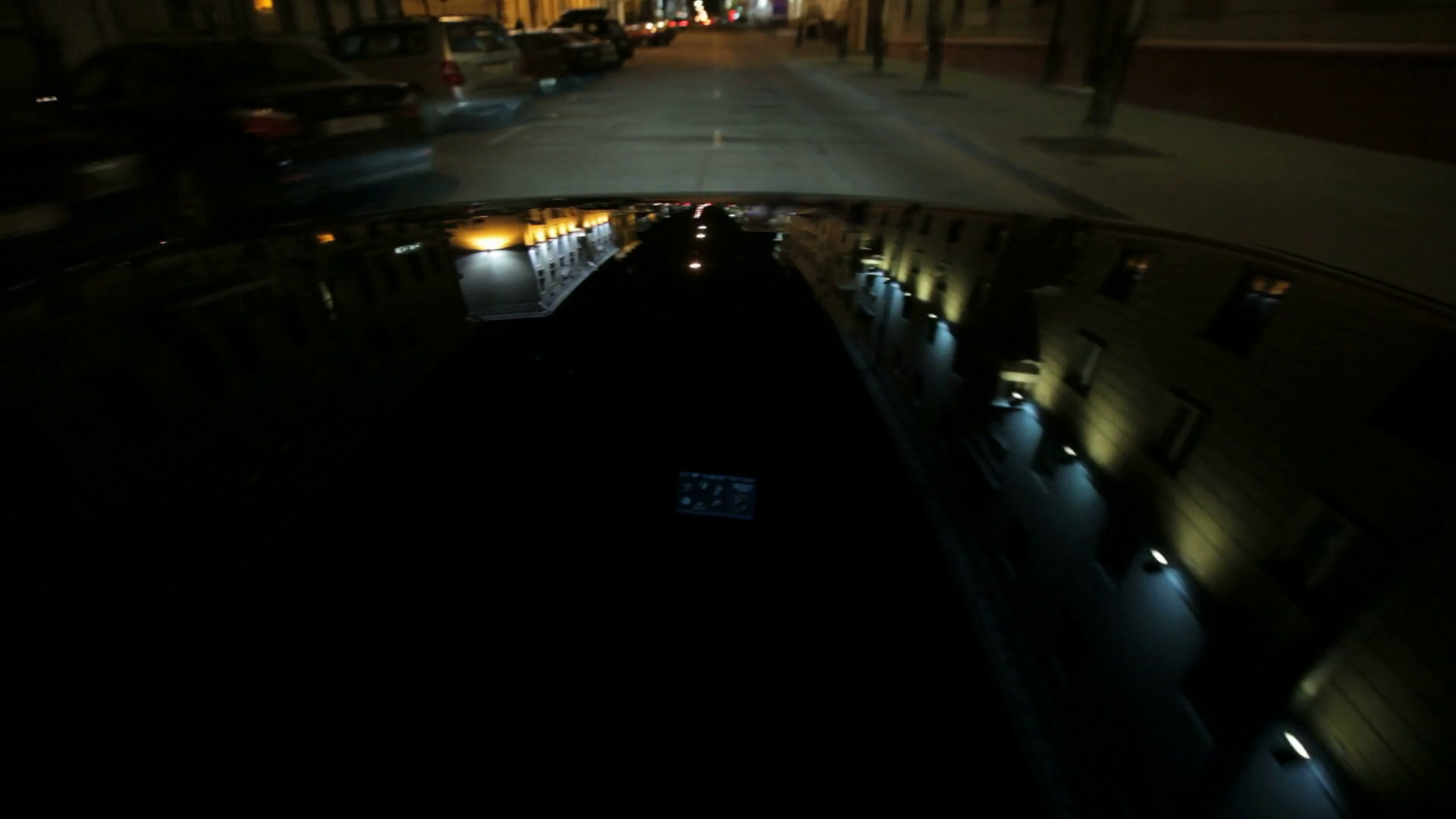Street Lights Reflection On Car Hood At Stock Footage SBV-315207759 ...