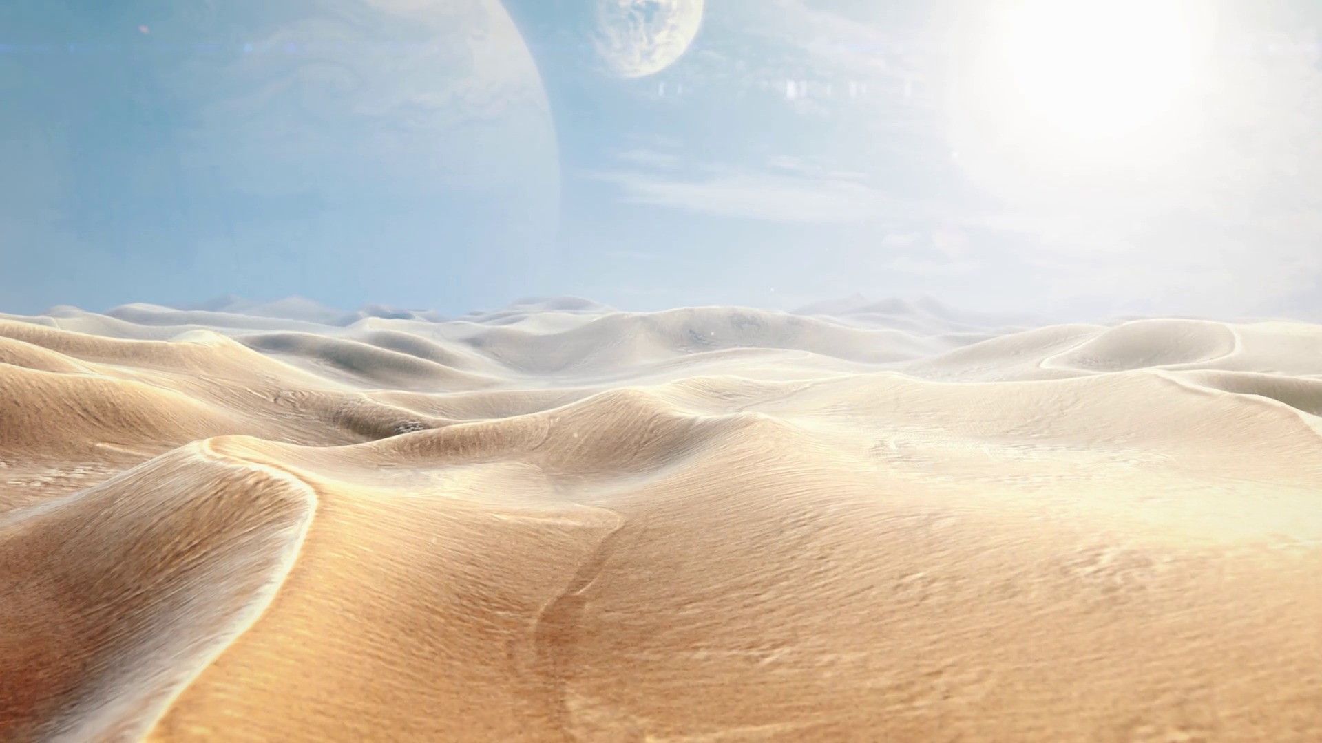 Surface Of Alien World - Desert Exoplanet Stock Motion Graphics SBV ...
