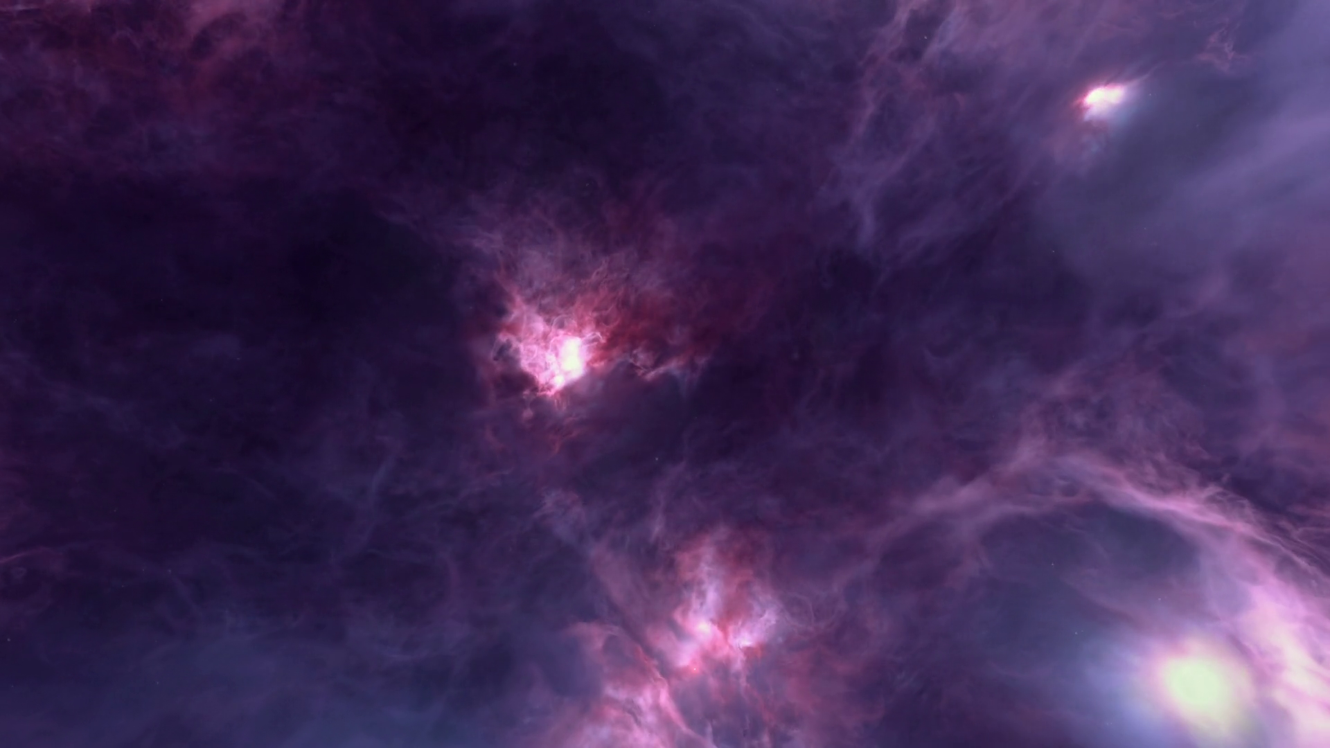 Flying Through Glowing Purple Nebula In Stock Motion Graphics SBV-348685025 - Storyblocks