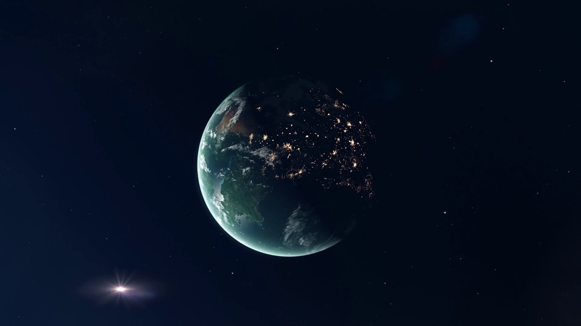 Lush Alien World - Establishing Shot Motion Background 00:15 SBV ...