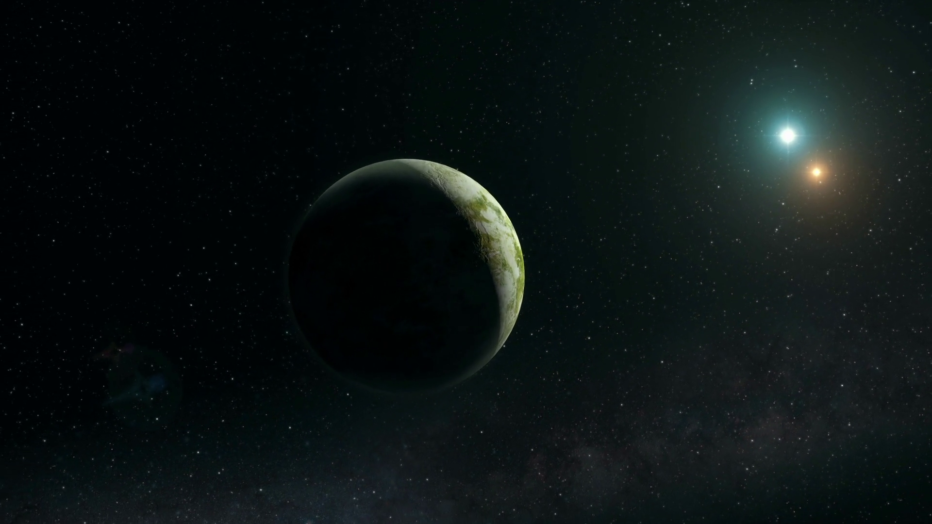 Arriving at a Distant Jungle Exoplanet Motion Background 00:20 SBV ...